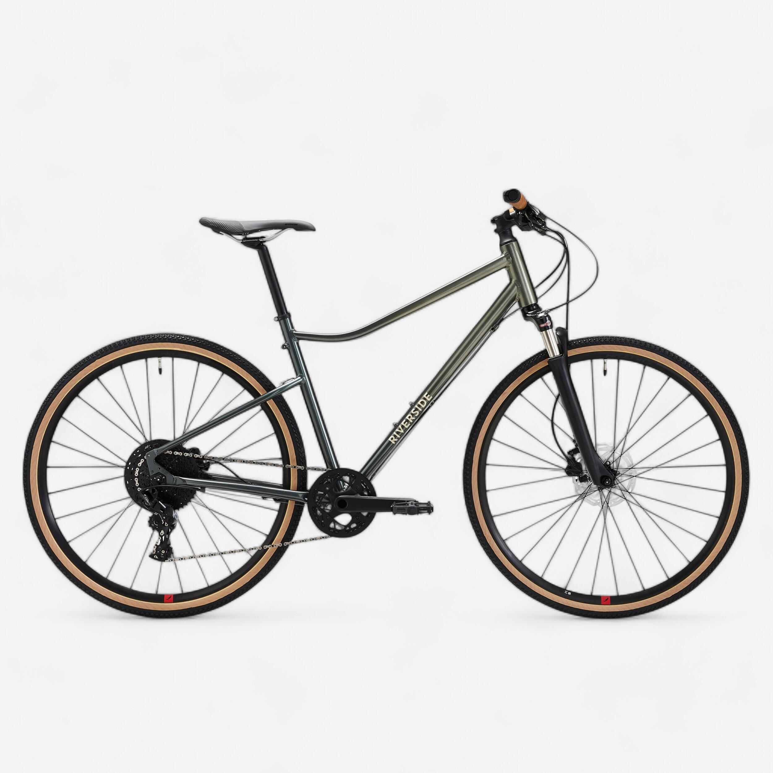Crossbike 28 Zoll Riverside 920 Grau - Decathlon