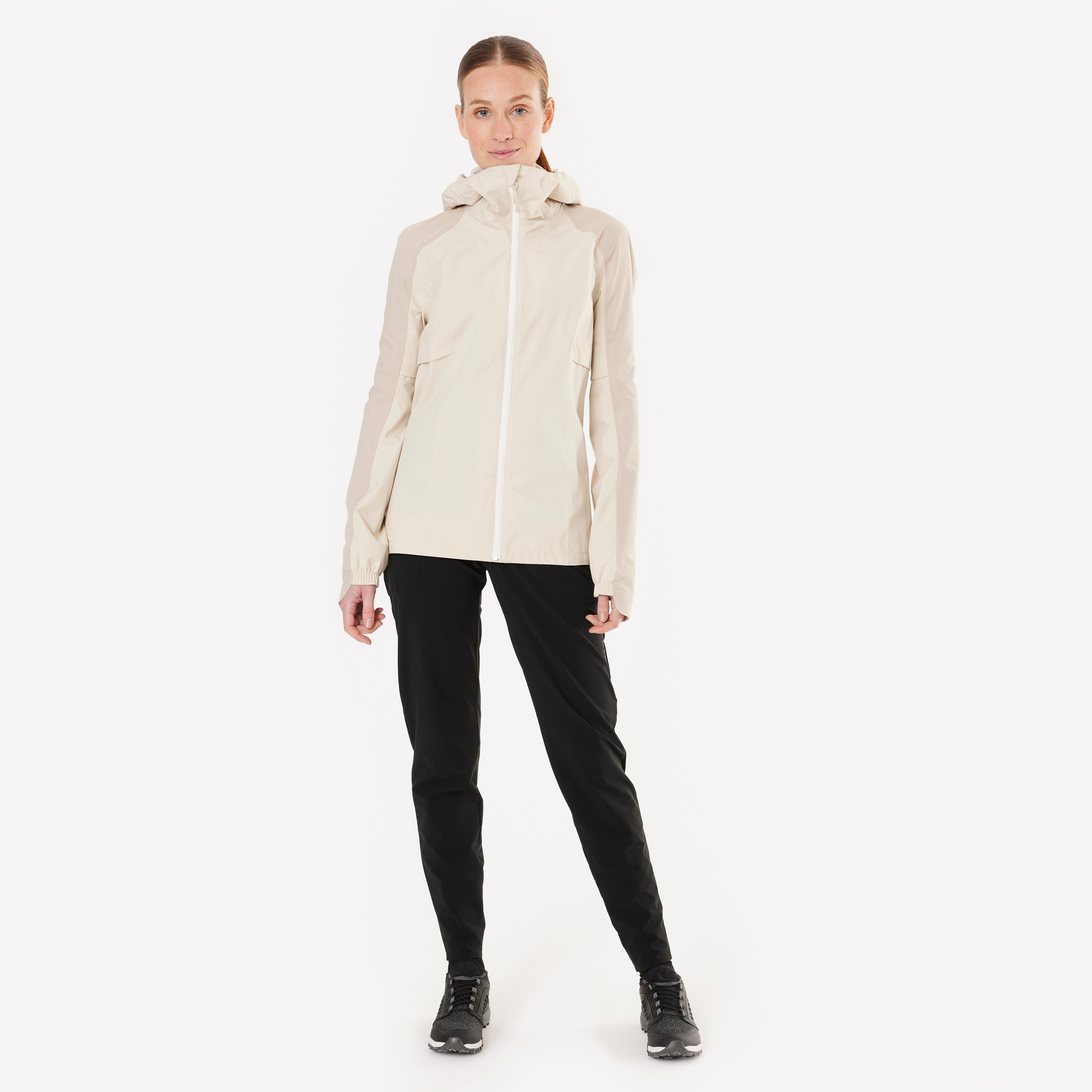 Coupe-pluie de vélo de montagne femme – Confort 900 - Beige Lin, Beige ...