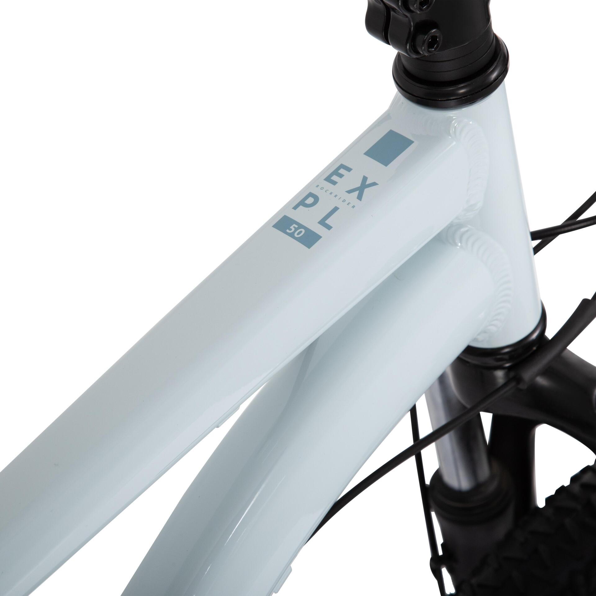 Mountain Bike EXPL50 - Light Grey 27.5" MTB