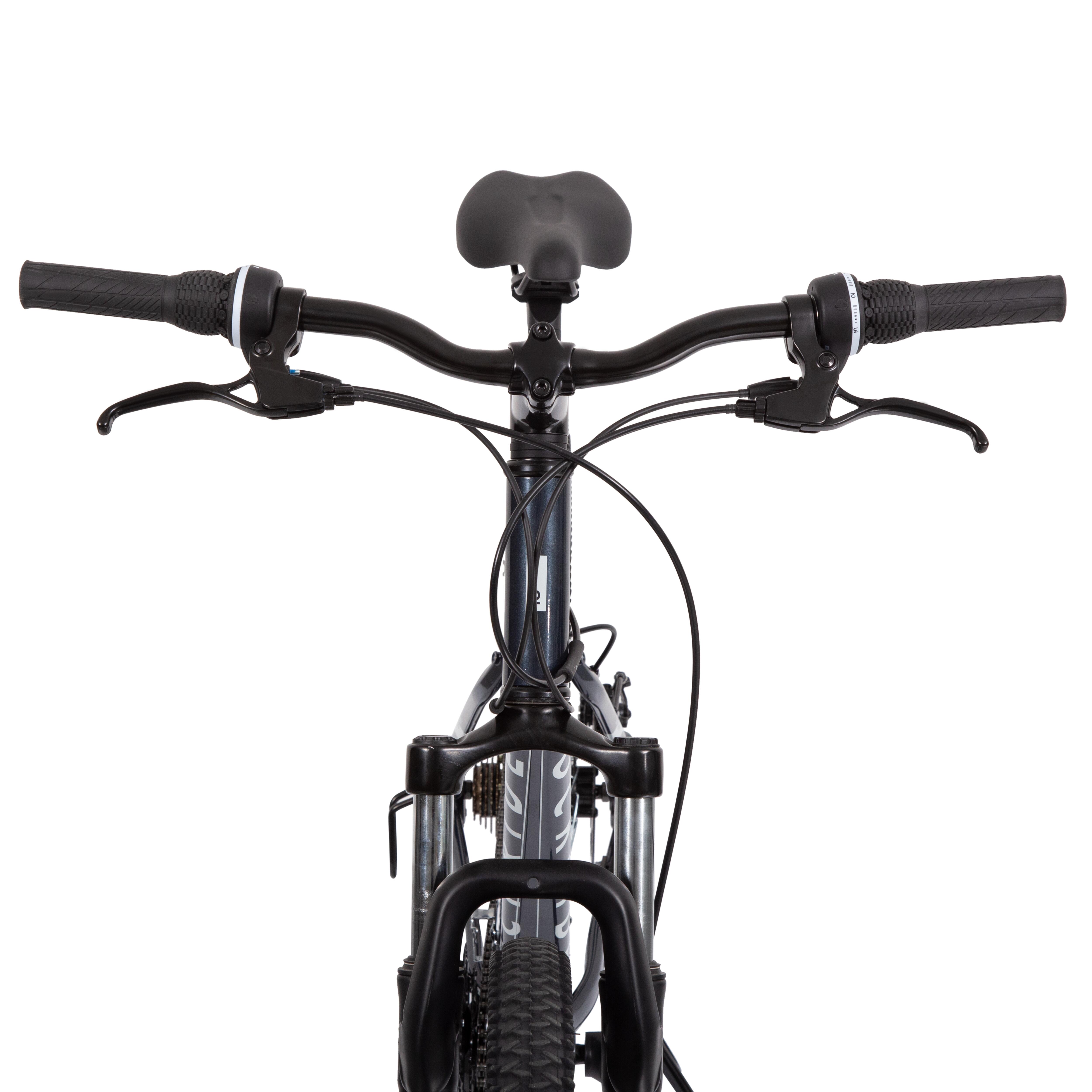 Mountain Bike 80 mm Suspension, EXPL 50 - Slate grey - Rockrider ...