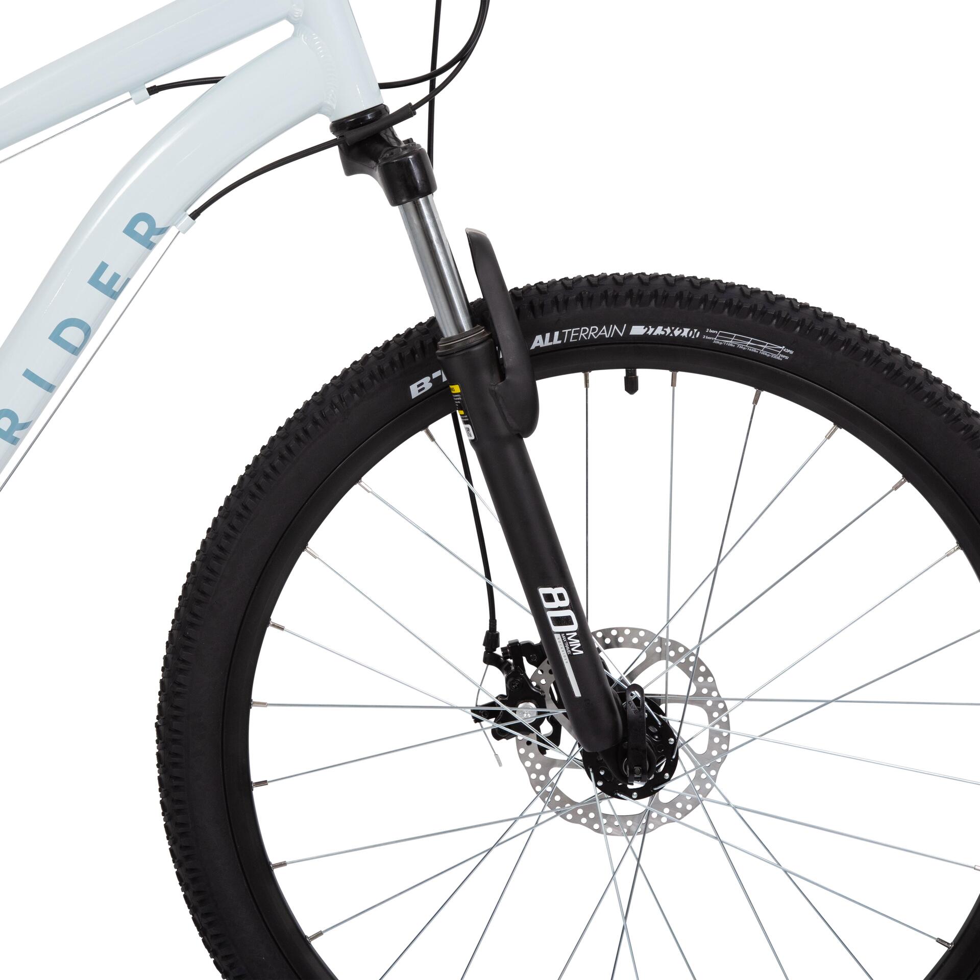 Mountain Bike EXPL50 - Light Grey 27.5" MTB