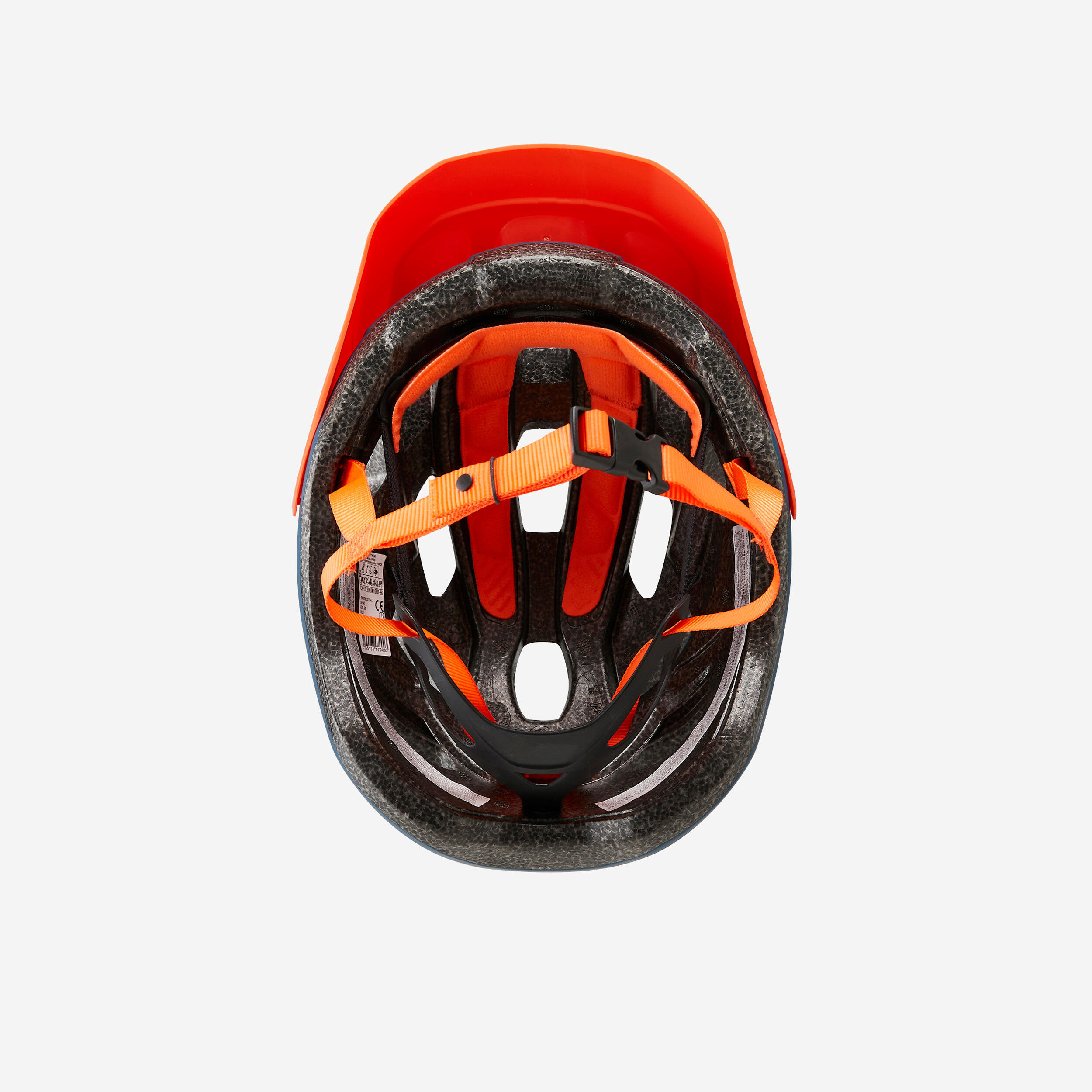 Kids' Mountain Bike Helmet - Expl 500 - Blue, Orange - Rockrider ...