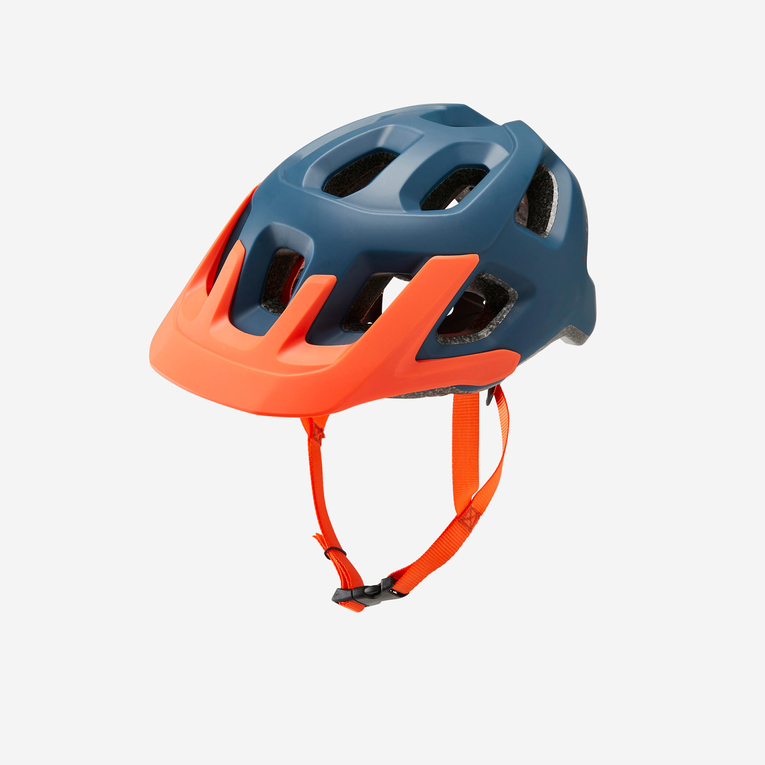 Kids' Mountain Bike Helmet - Expl 500 - Blue, Orange - Rockrider ...