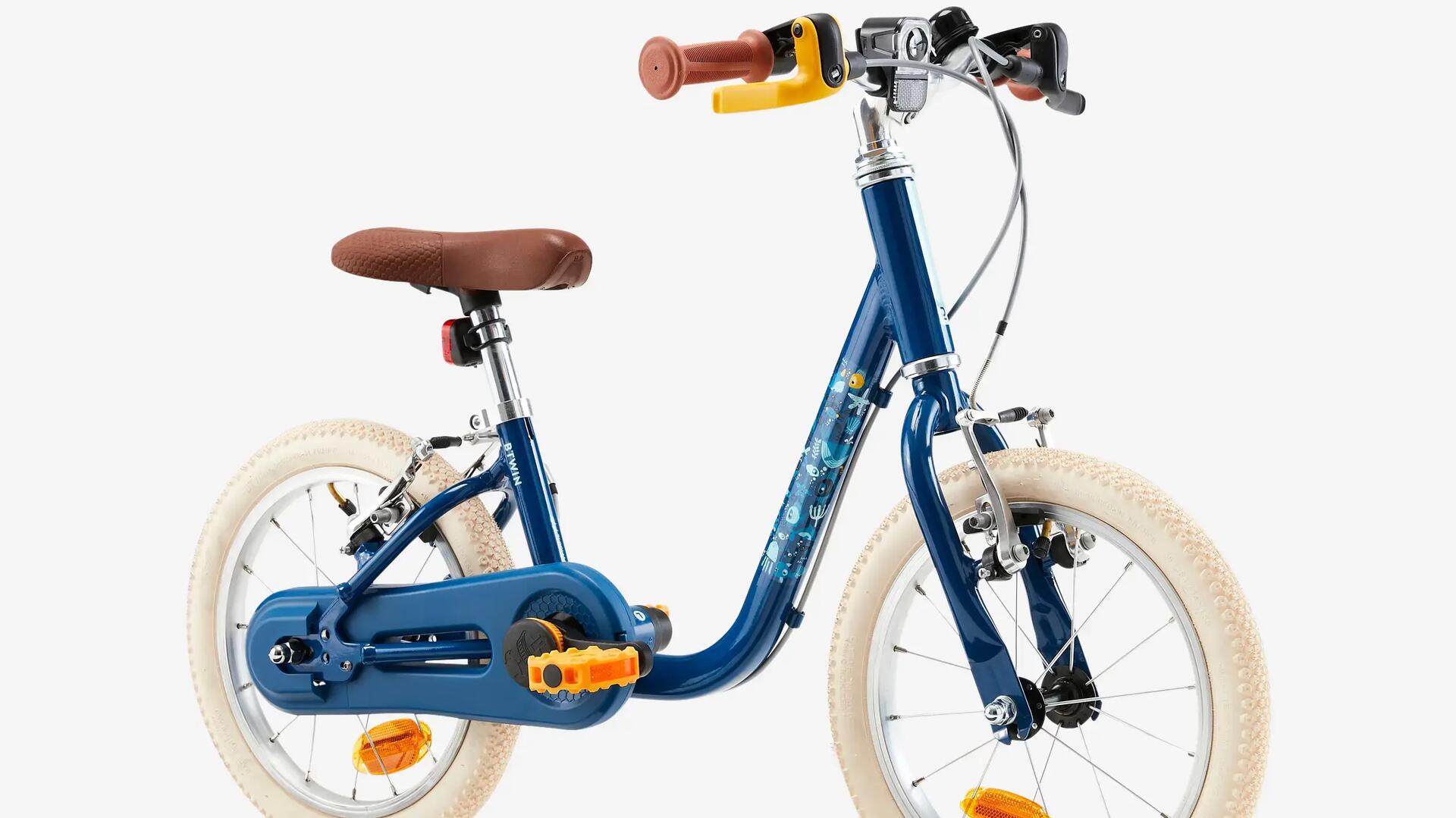 Kids' 3-5 Years 2-in-1 14 Inch Balance Bike Discover 900 - Blue | Decathlon