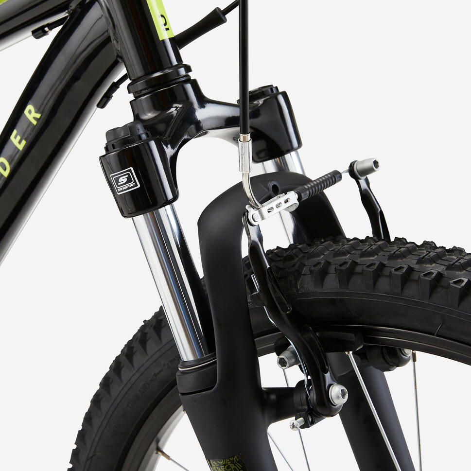 VTT ENFANT 24" EXPL 500 NOIR 9-12 ANS ROCKRIDER | Decathlon