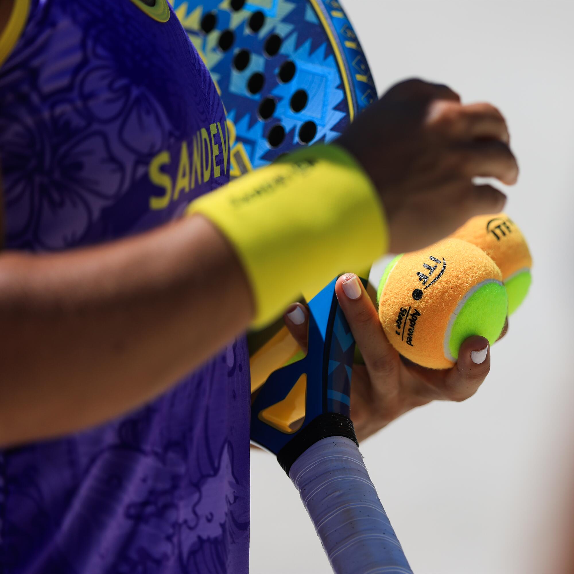 BTB 900 YO SD Beach Tennis Ball - Lemon yellow, Orange - Sandever ...