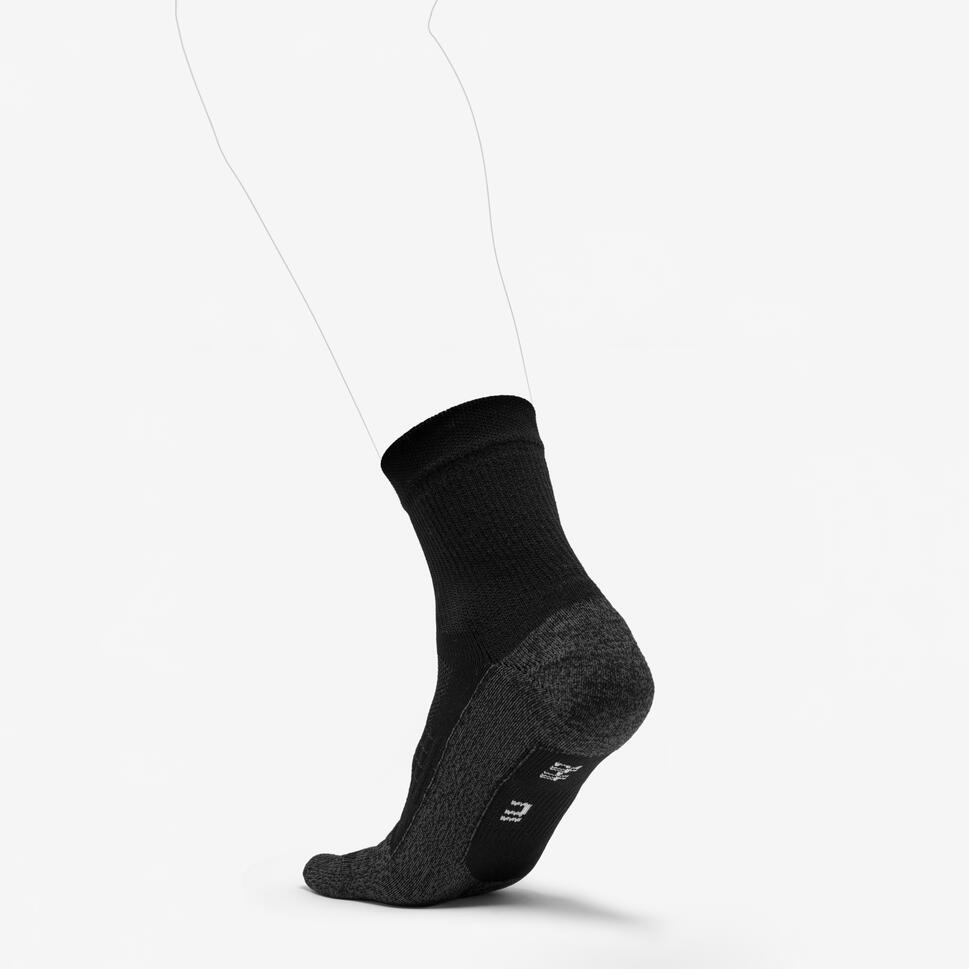 RUN900 5-TOE RUNNING SOCKS - BLACK | Decathlon