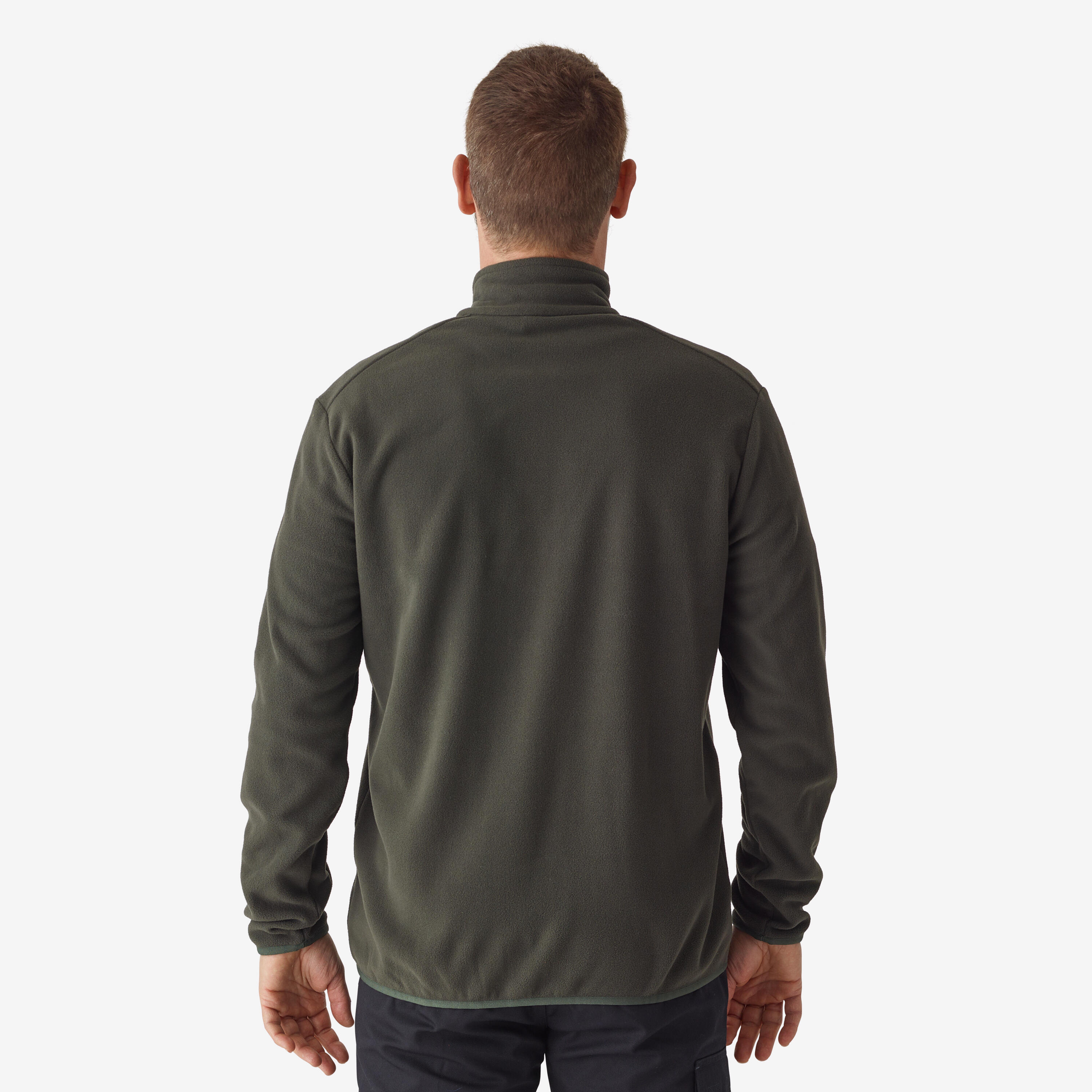 Fleece 100 - Green - Bronze Green - Solognac - Decathlon