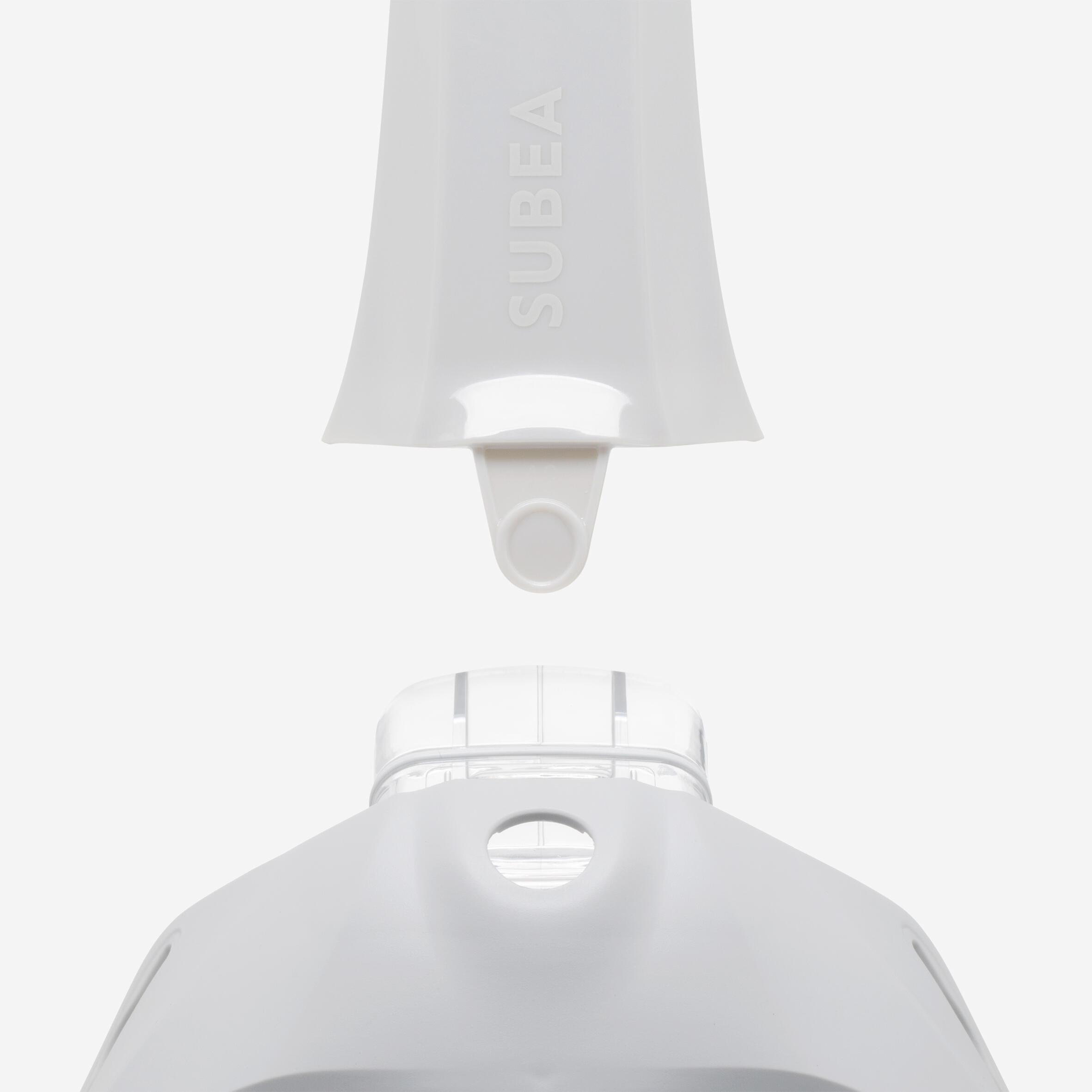 Snorkeling Mask, EasyBreath 500 - Foggy blue, Lunar grey - Subea ...