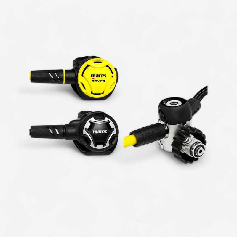 Légzőautomata, 15X + octopusz Rover - Mares Dual MARES - Decathlon