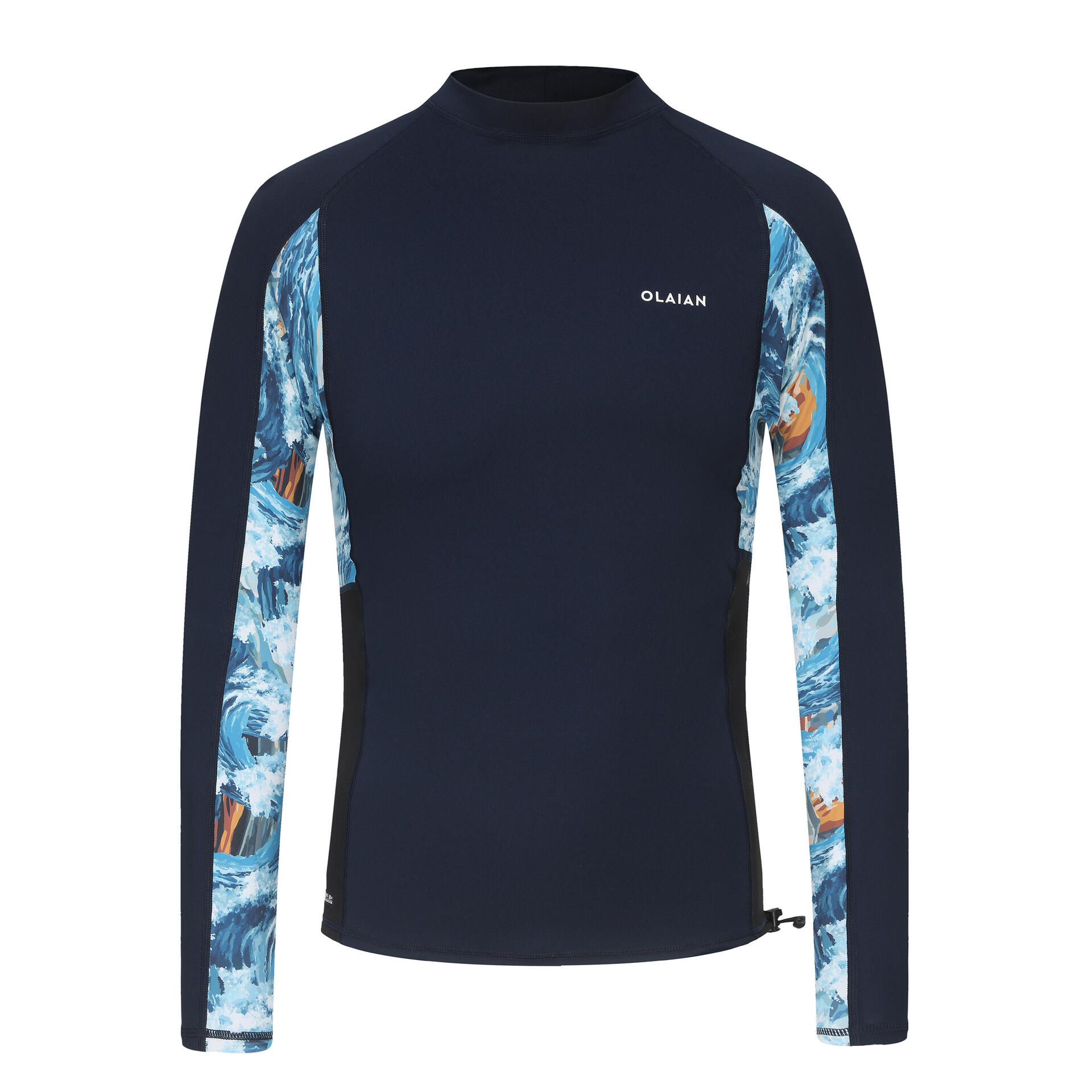 Men's UV-protection surfing TOP BLUE WAVE