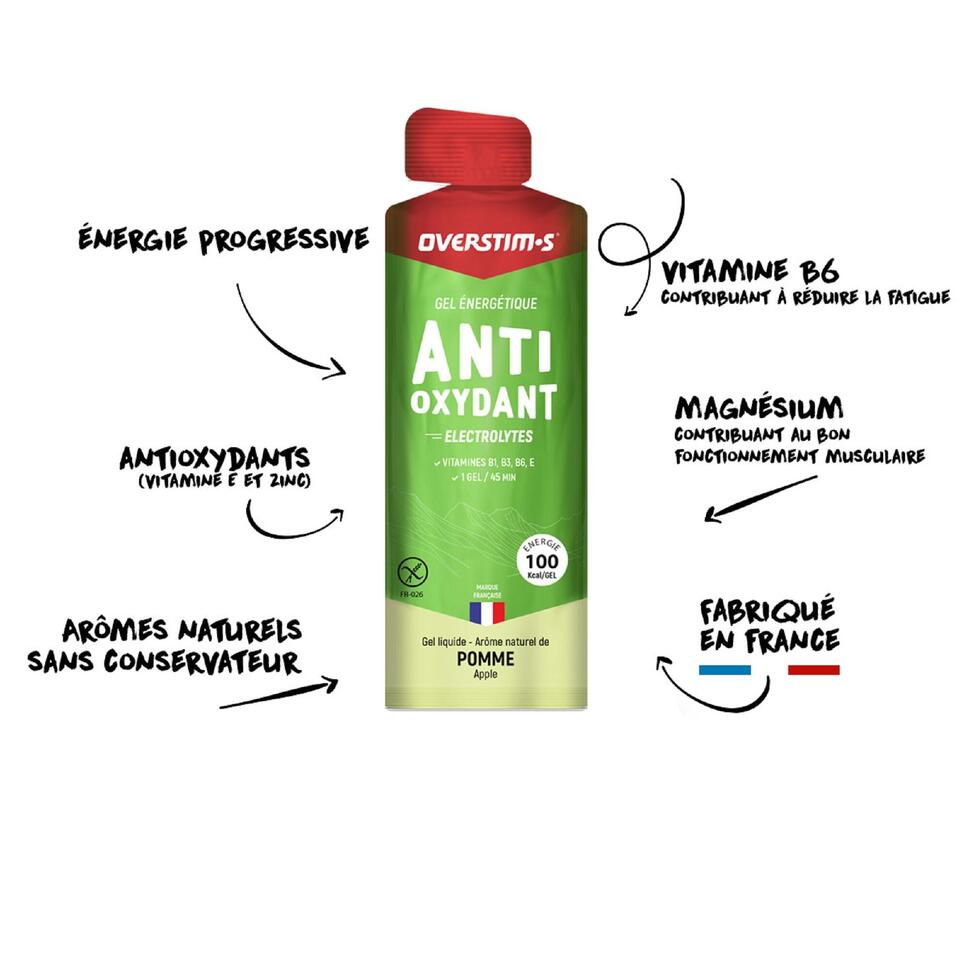 Pack assortiment 10 gels x 34 g Overstims OVERSTIM.S | Decathlon