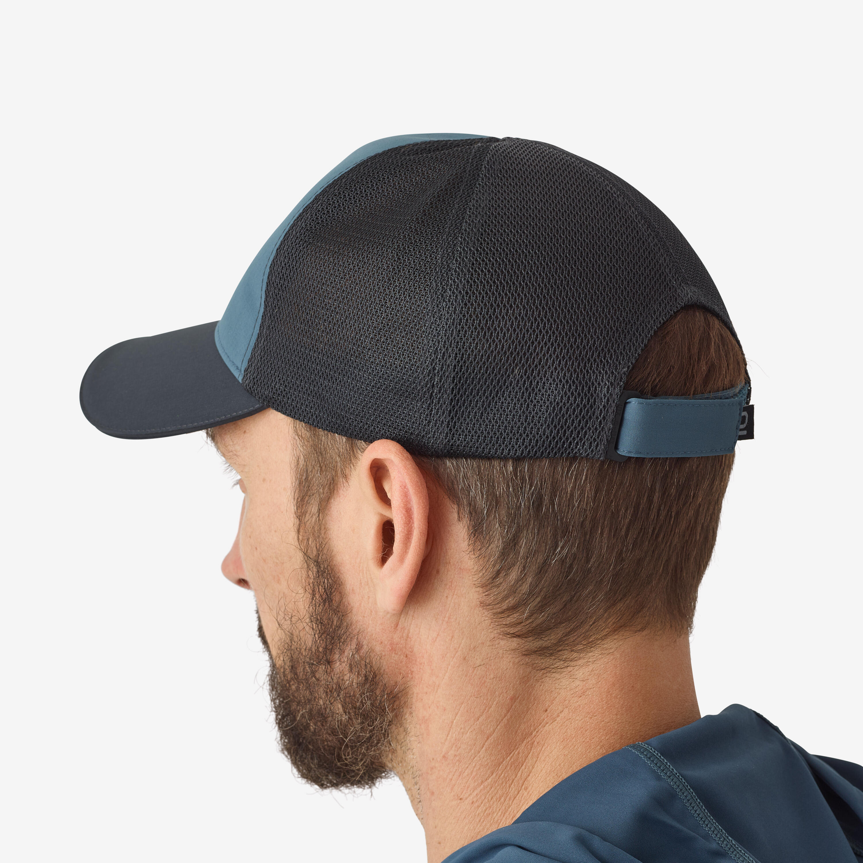 Schirmmütze Angeln FC 900 WXM wasserundurchlässig blaugrau - Decathlon