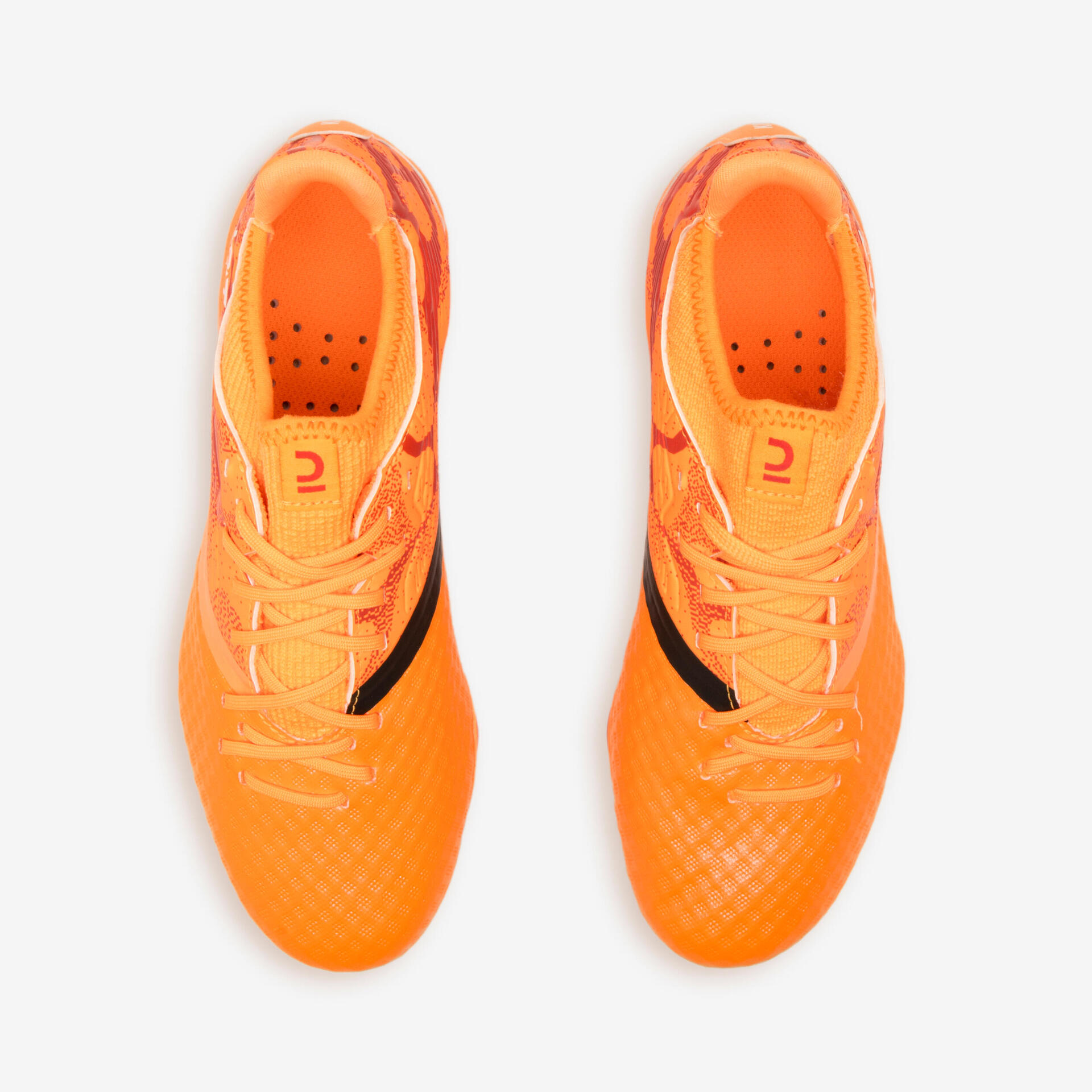 Kids' Lace-Up Football Boots Viralto III FG - Mango