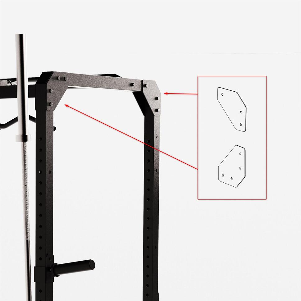 DOMYOS Bevestigingsplaten voor Power Rack 900 | Decathlon