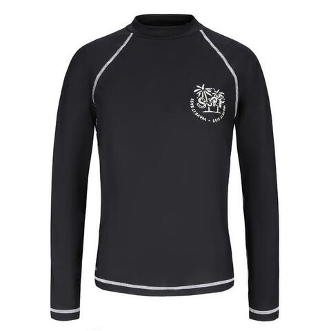 Surfing men uv protection top black