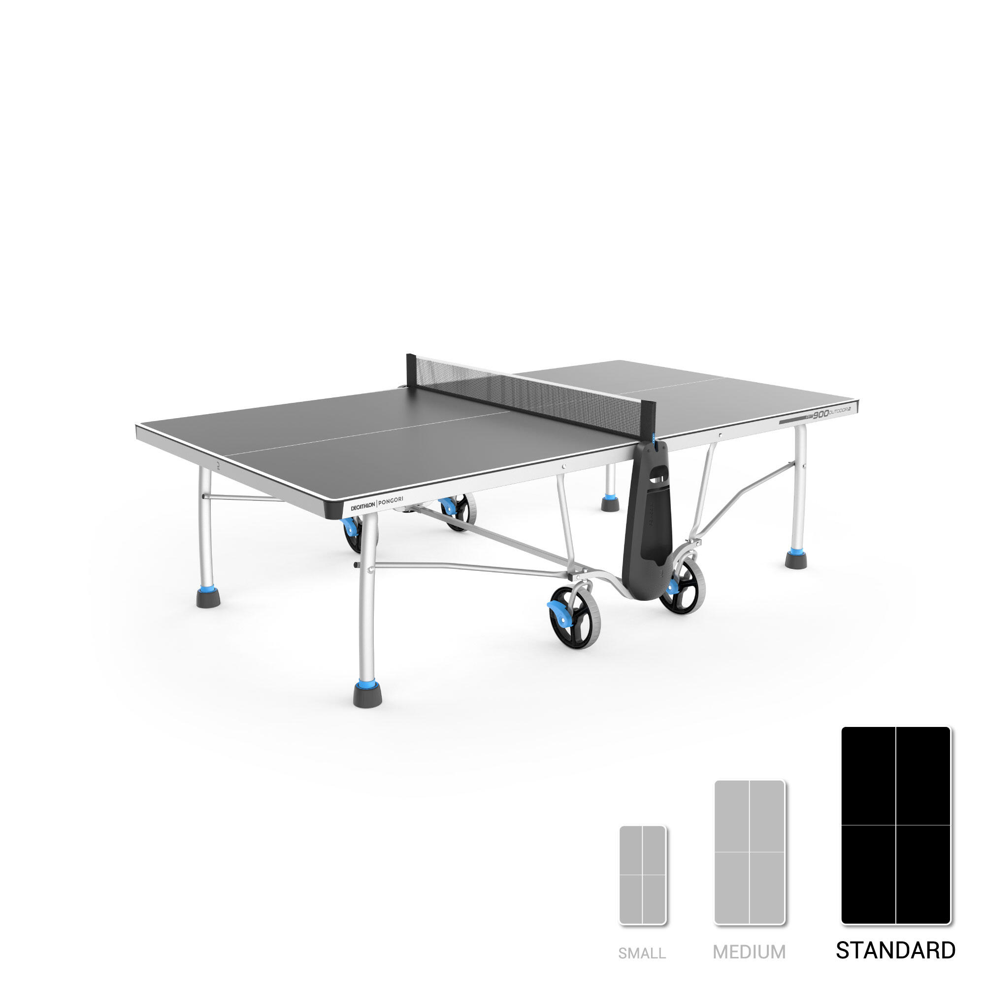 Table de tennis de table pour extérieur - PPT 900.2 gris - Pongori ...