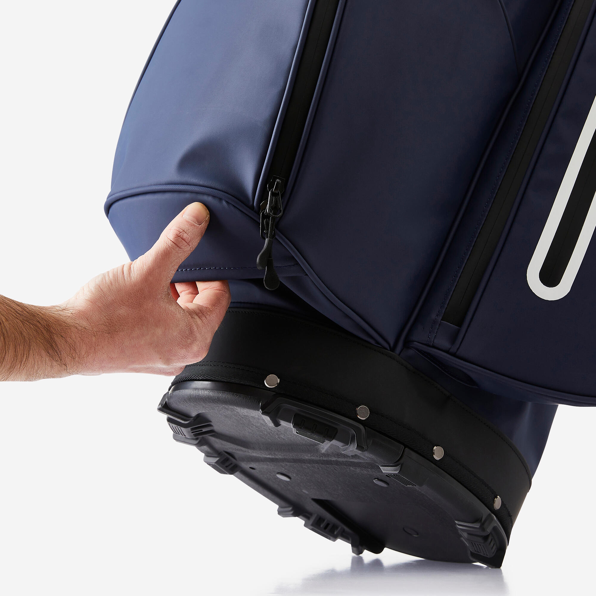 Golf Waterproof Stand Bag - Navy - steel blue, steel blue, Snow white ...