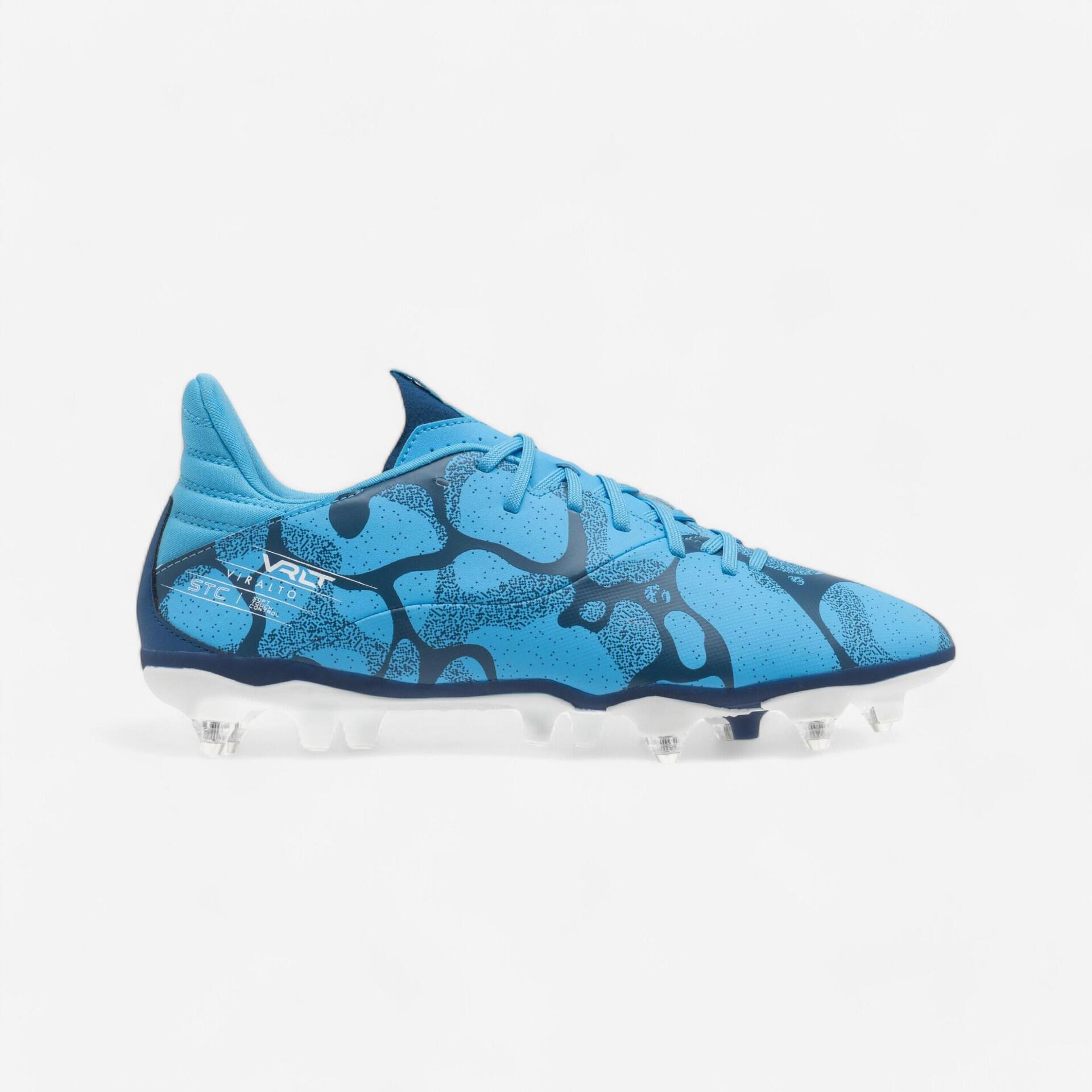 Botas de Fútbol Viralto I SG tacos aluminio Adulto Gris Verde | Decathlon