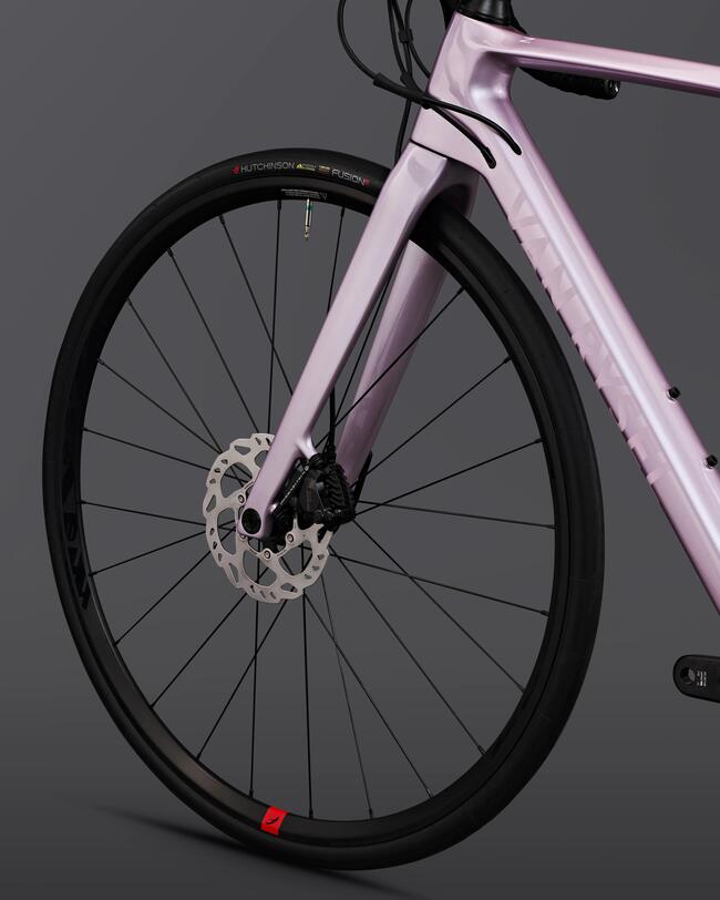 Bici da corsa VAN RYSEL NCR CF SHIMANO 105 12V lilla VAN RYSEL | Decathlon