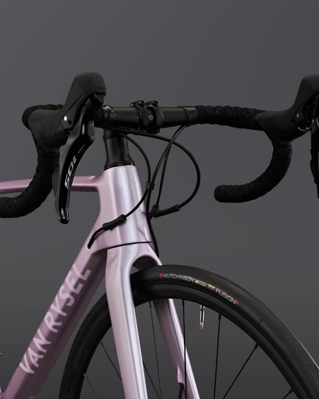 Bici da corsa VAN RYSEL NCR CF SHIMANO 105 12V lilla VAN RYSEL | Decathlon