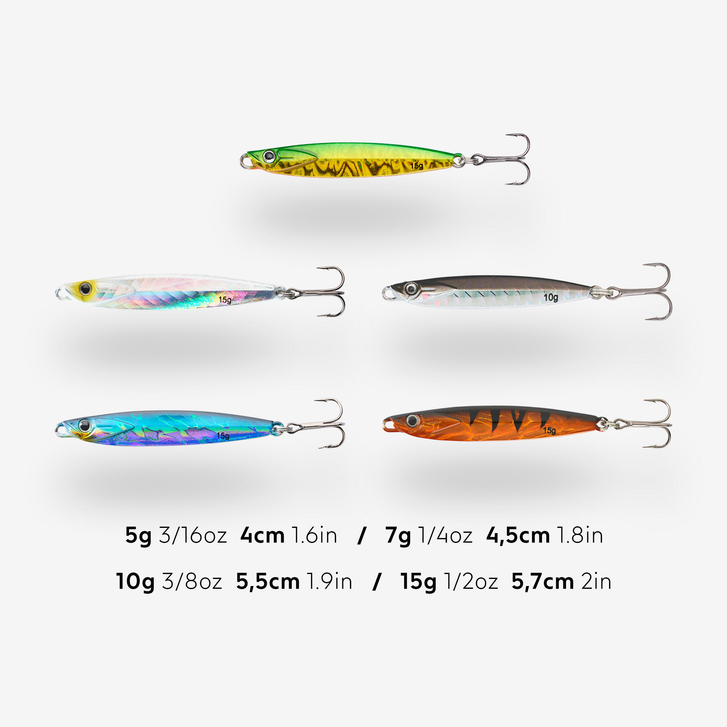 Casting jig jigger spoon biastos fw gold perch - Decathlon
