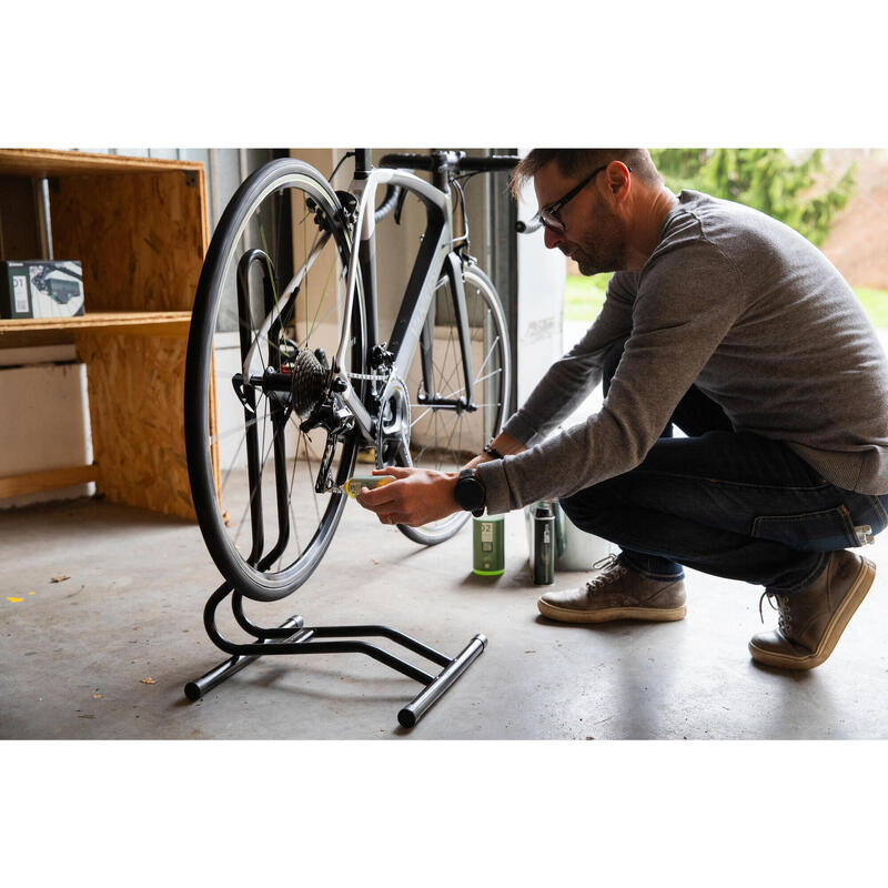 Support 1 velo au sol, noir | Decathlon