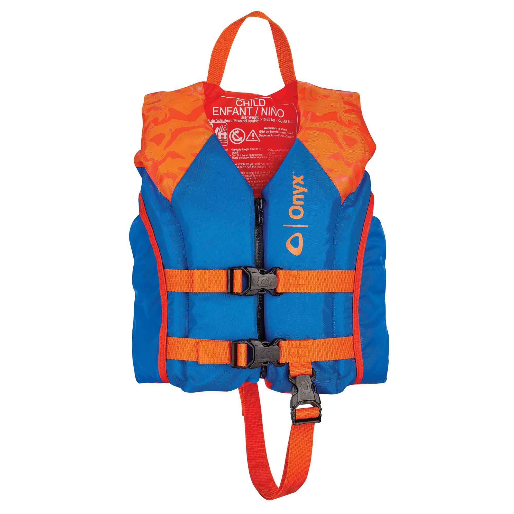 Kids' Life Jacket ONYX All Adventure Orange/Blue - Onyx - Decathlon