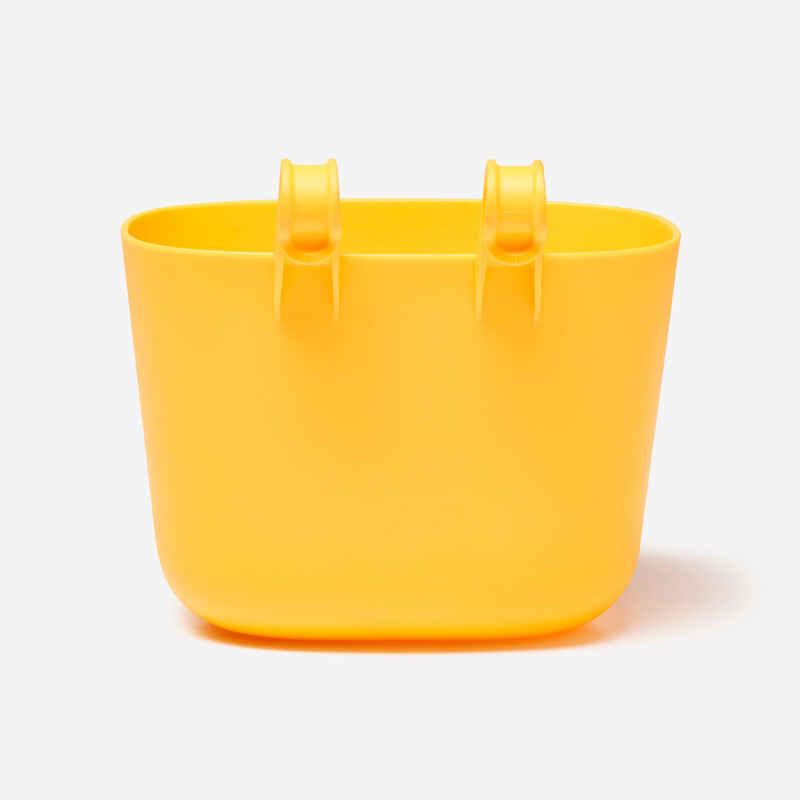 Laste jalgrattakorv, kollane - Decathlon