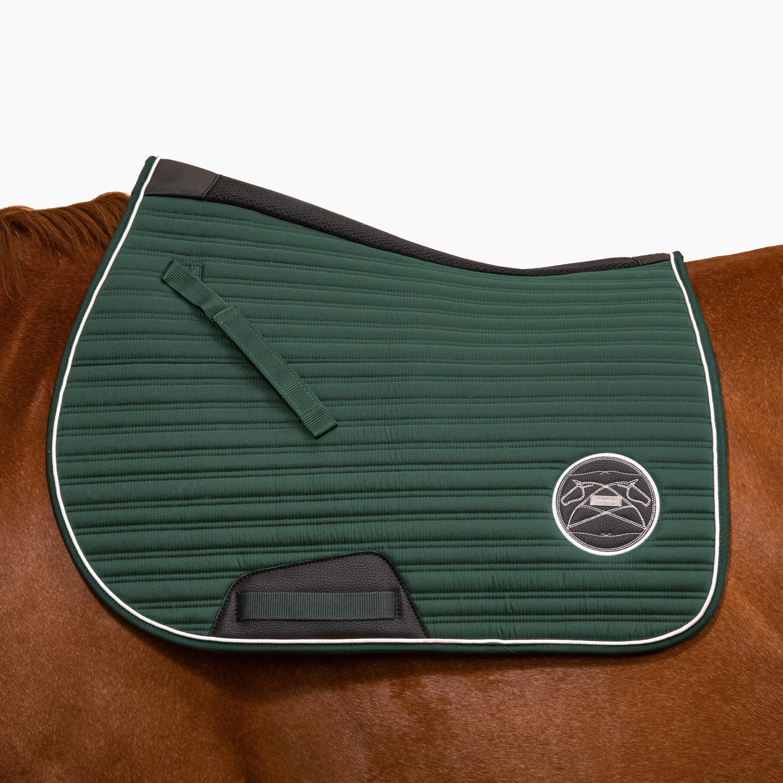 Horse Riding Saddle Cloth for Horse and Pony 900 - Green FOUGANZA ...