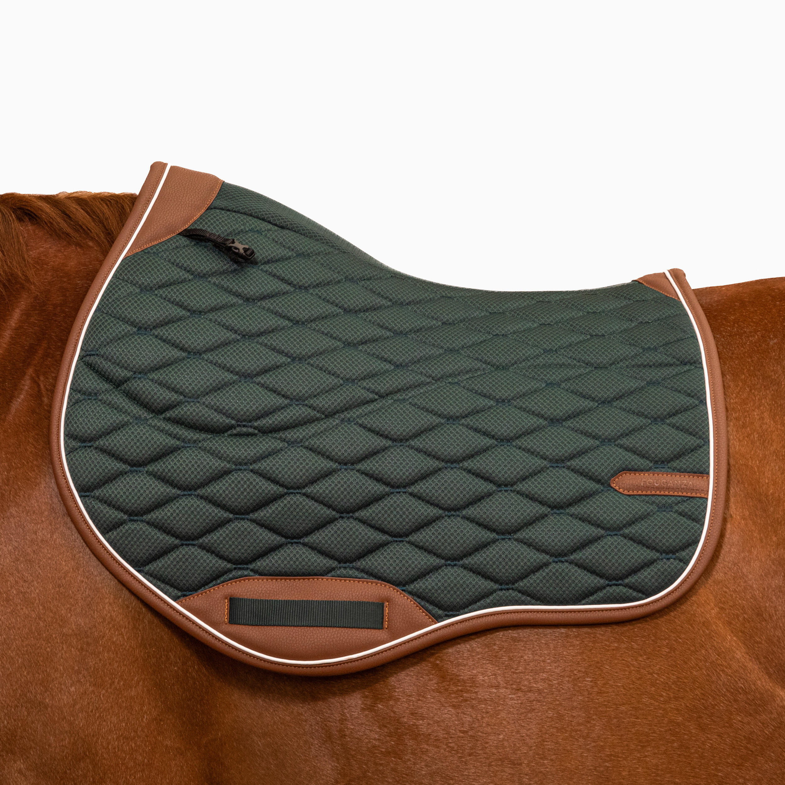 Horse Saddle Cloth 900 - Green FOUGANZA | Decathlon