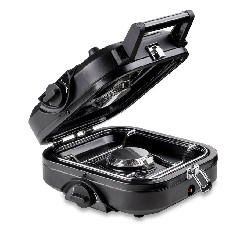 Réchaud de camping à gaz 2 feux - portable et pliable KEMPER | Decathlon