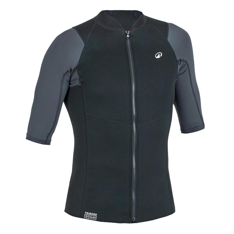 Top Anti Uv Manches Courtes Homme Néoprène Yulex 1 5mm Subea Decathlon