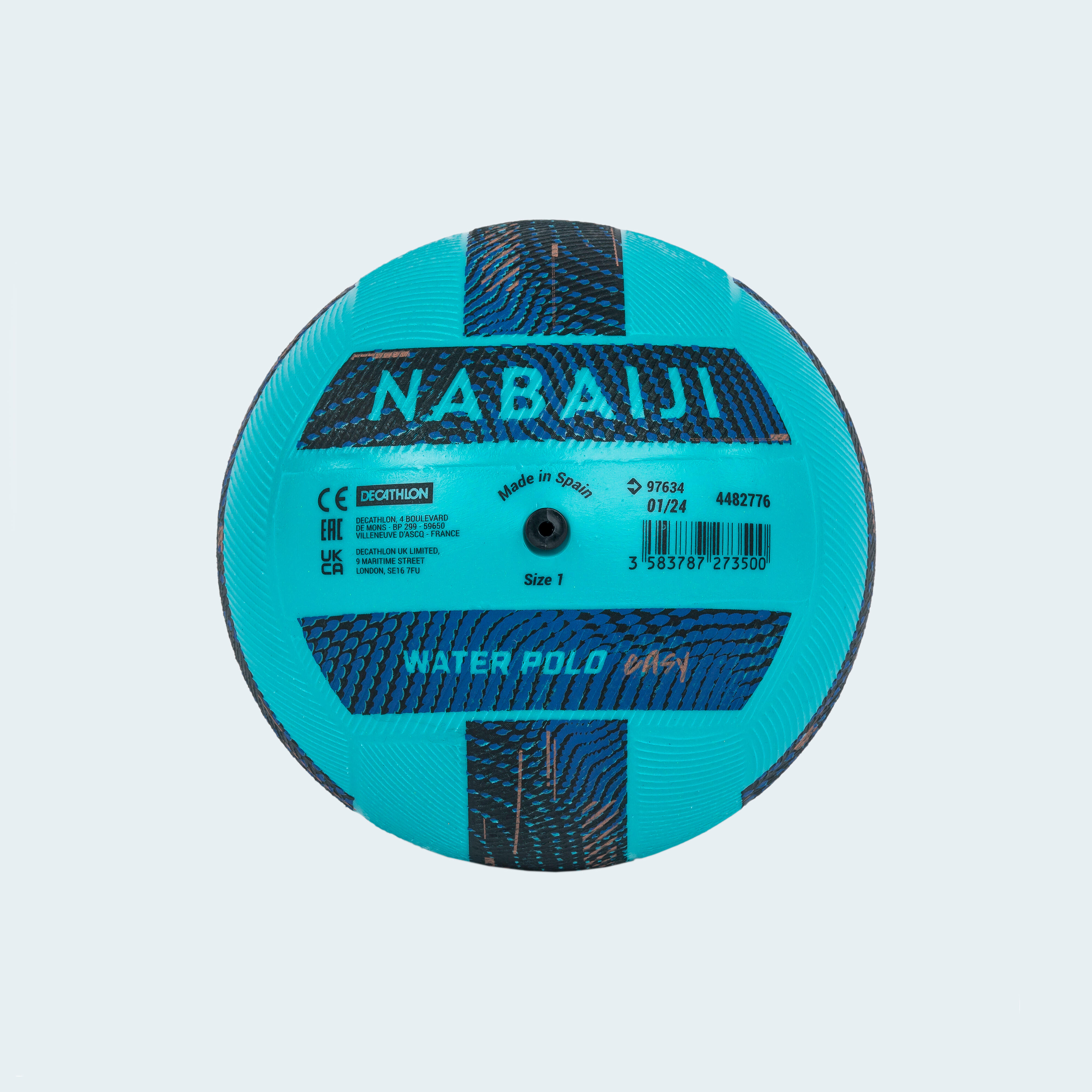 Mini lopta Grip Shark modrá - Decathlon