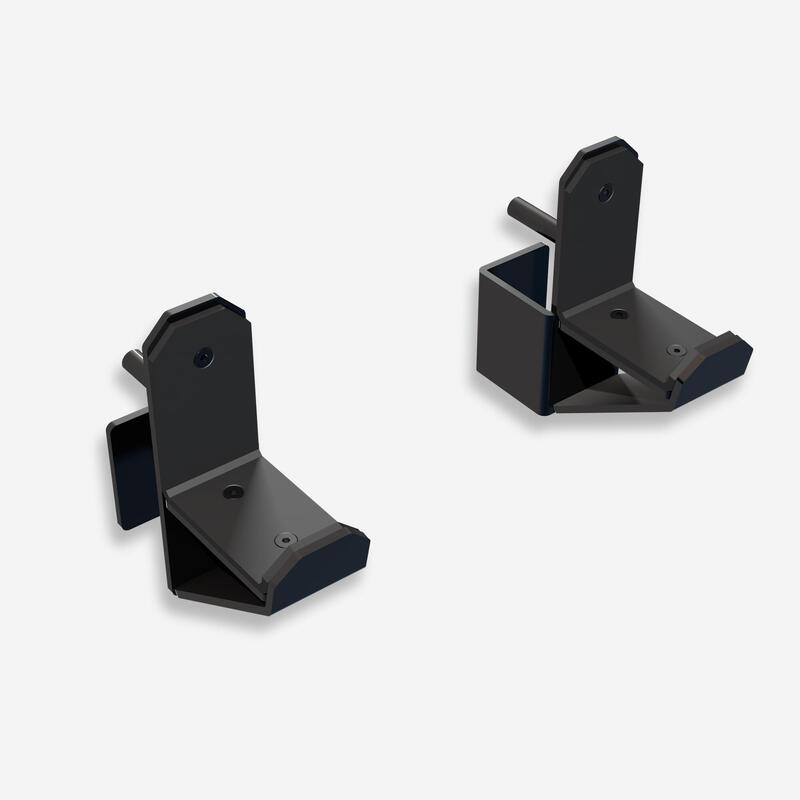 DOMYOS - Set x2 Suporturi Bară de schimb POWER RACK 900 Bodybuilding ...