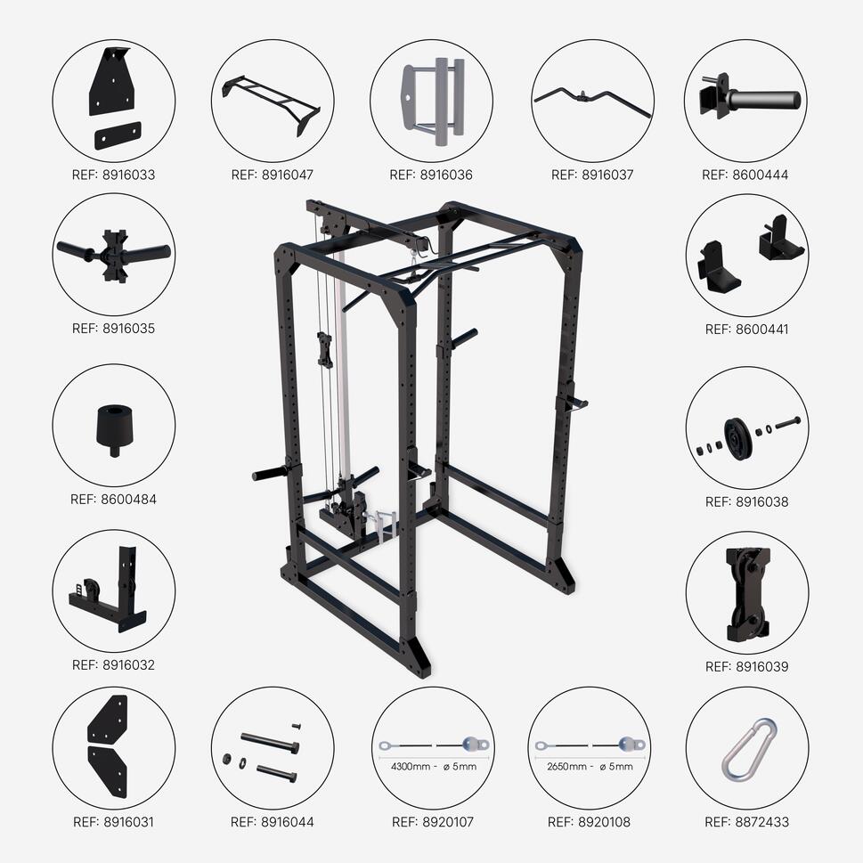 Weight Training Cage Power Rack 900 CORENGTH | Decathlon