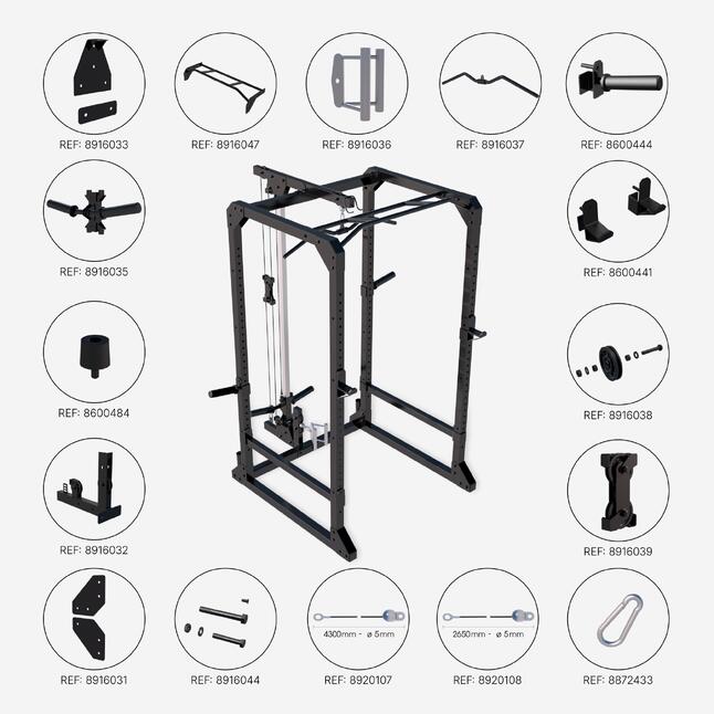 Klatka do treningu siłowego Corength Power Rack 900 CORENGTH | Decathlon
