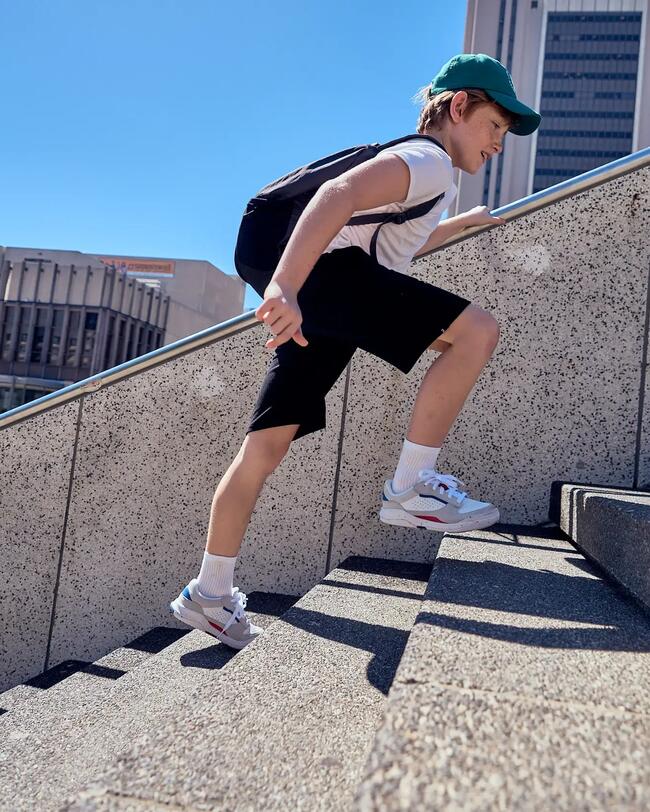 Kids' Unisex Multisports Durable Leather Rip-Tab Shoes Playventure City ...