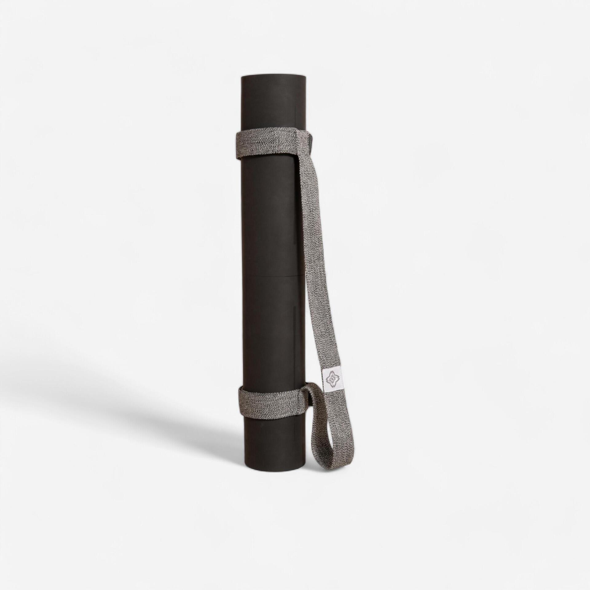 Adjustable Yoga Mat Strap - Mottled Grey