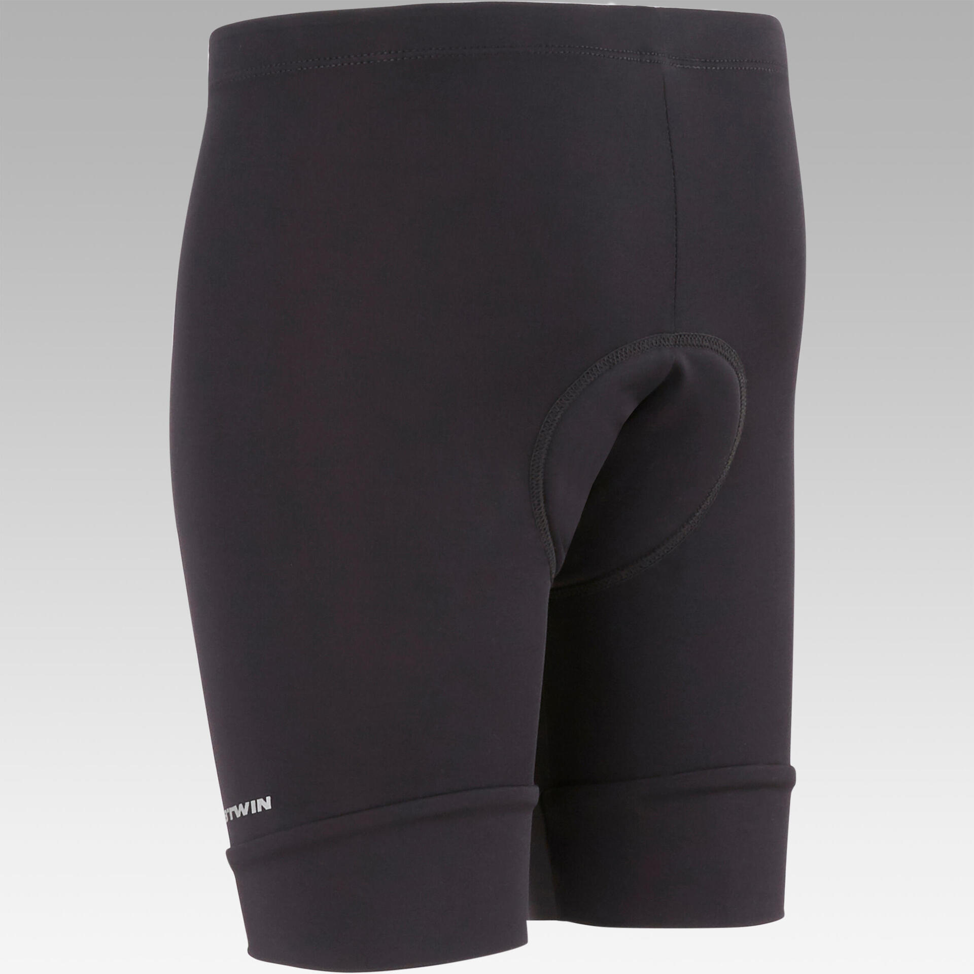 Kids' Cycling Shorts 100 - Black