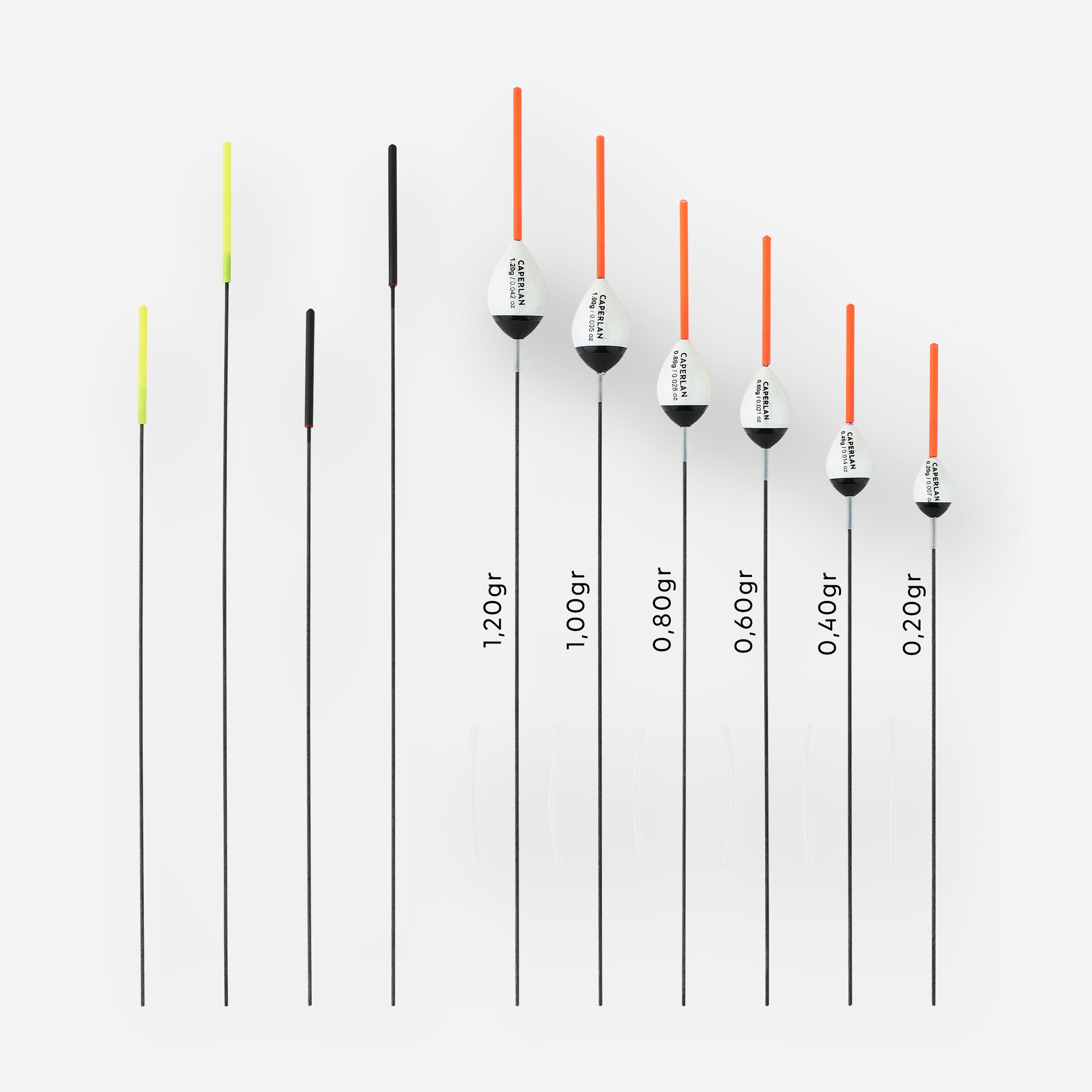 SET OF 6 CARP STILL-FISHING FLOATS PF - F900 C13 CAPERLAN | Decathlon