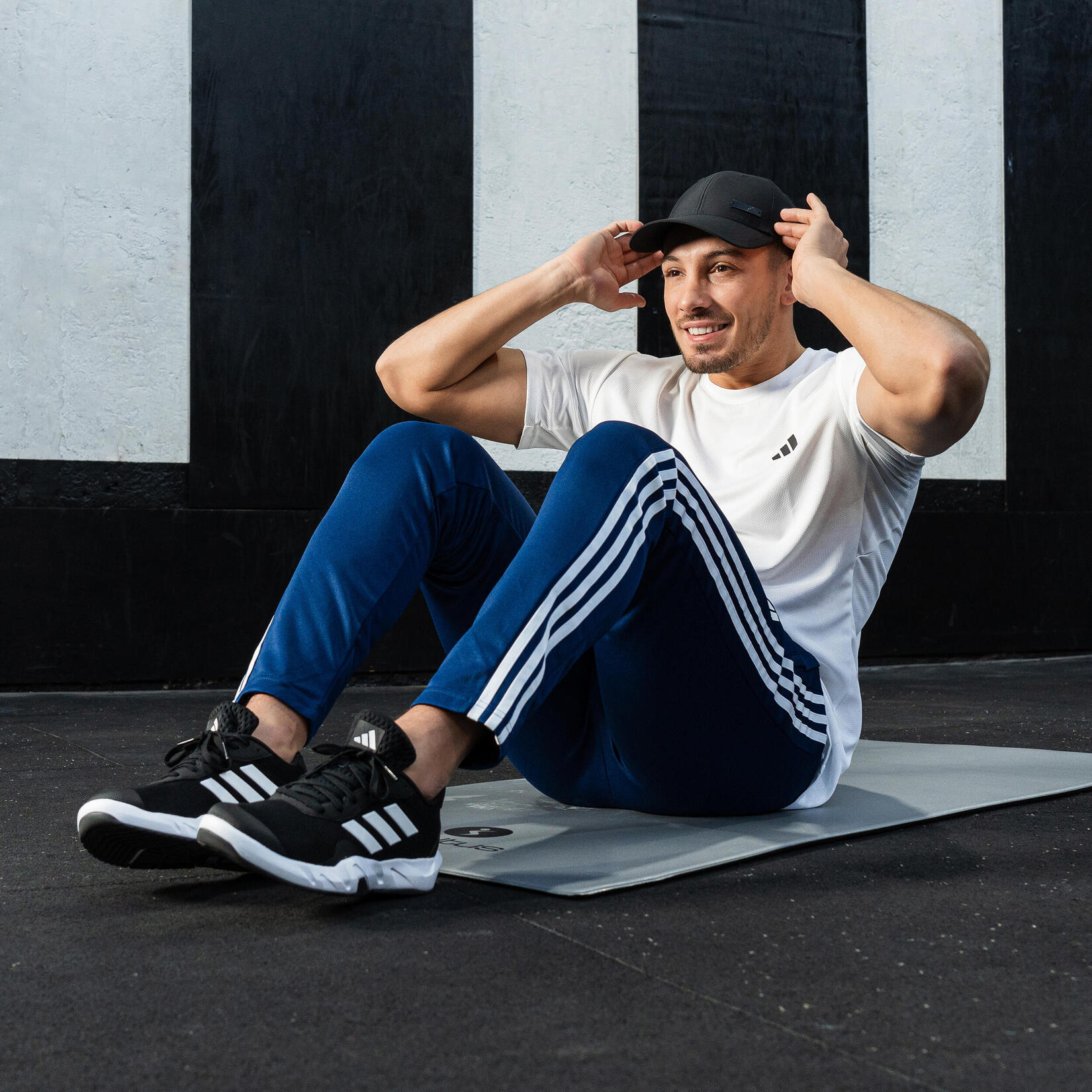 PANTALON JOGGING DE FITNESS CARDIO ADIDAS HOMME BLEU ADIDAS | Decathlon