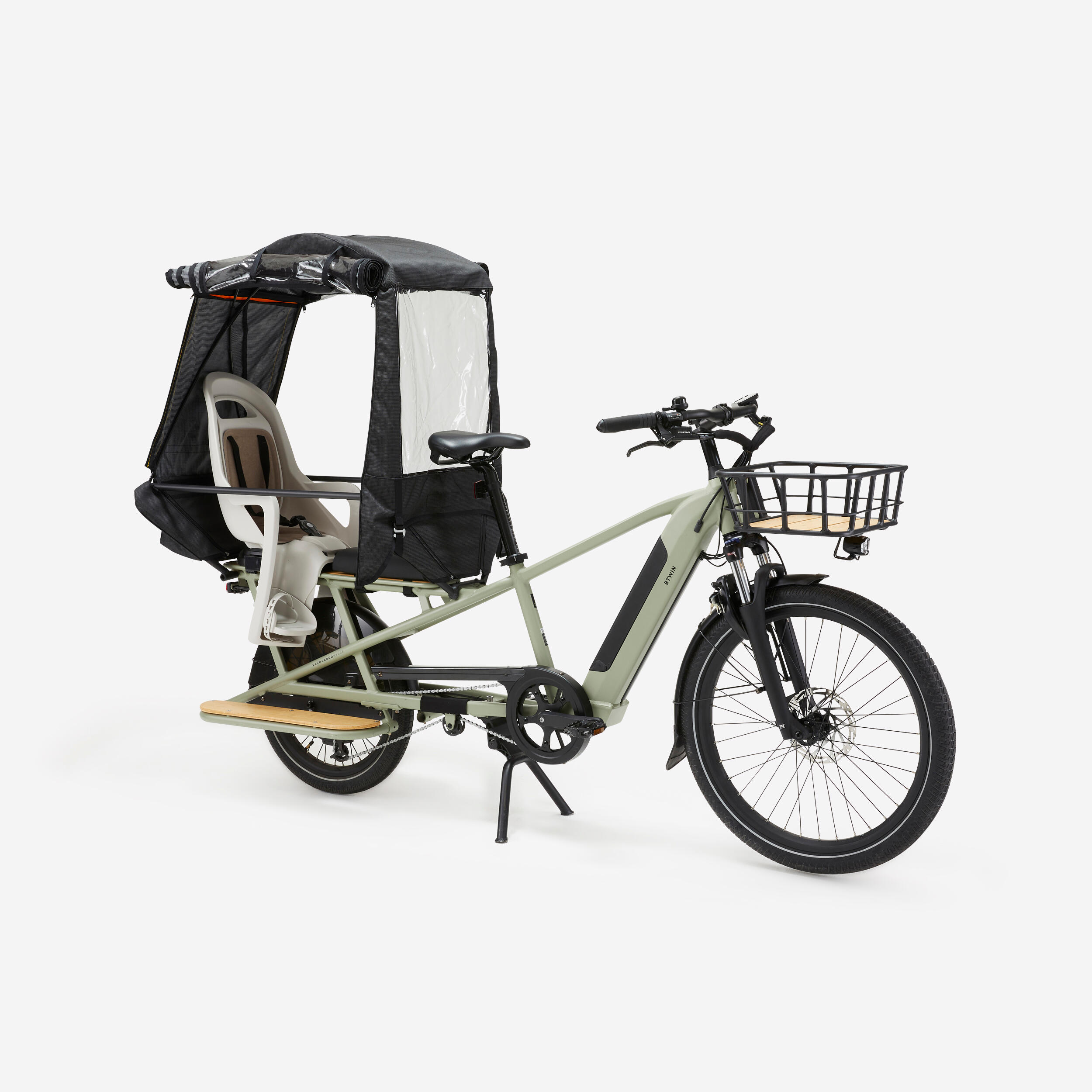 Reflective Bike Rain Protector Longtail Cargo R500E - Decathlon