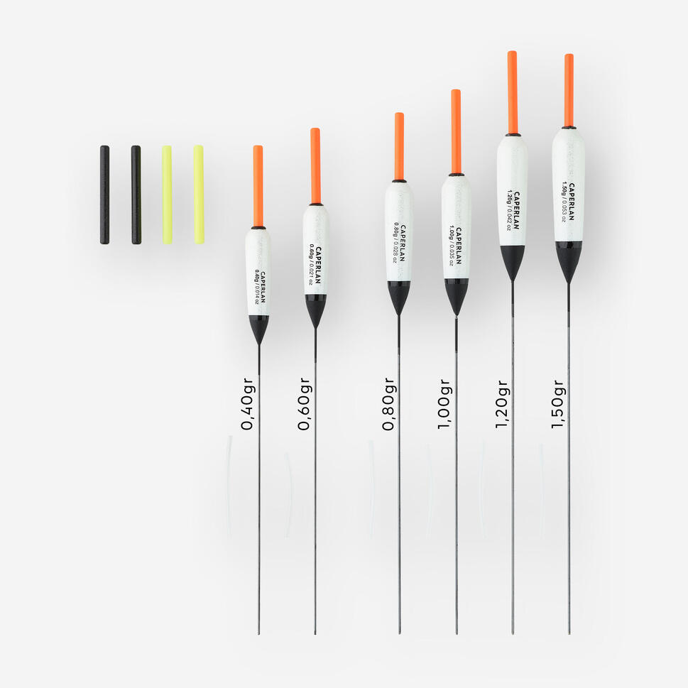 CAPERLAN Dobber voor statisch karpervissen PF-F900 C14 set met 6 stuks ...