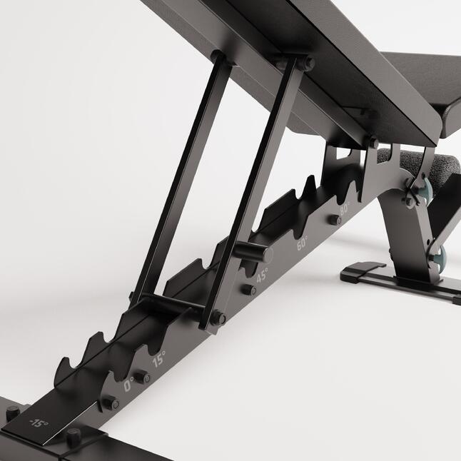 Reinforced, inclinable and adaptable weight bench - bench 900 CORENGTH ...