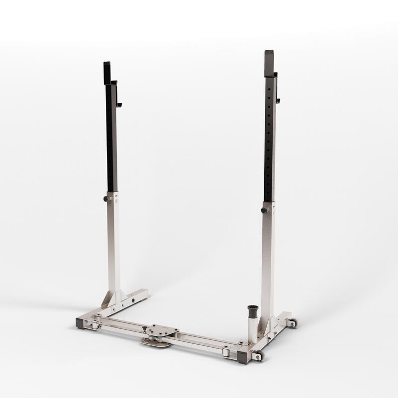 Ultra-Compact 2-Second Fold-Down Weight Training Rack 120 kg - Decathlon