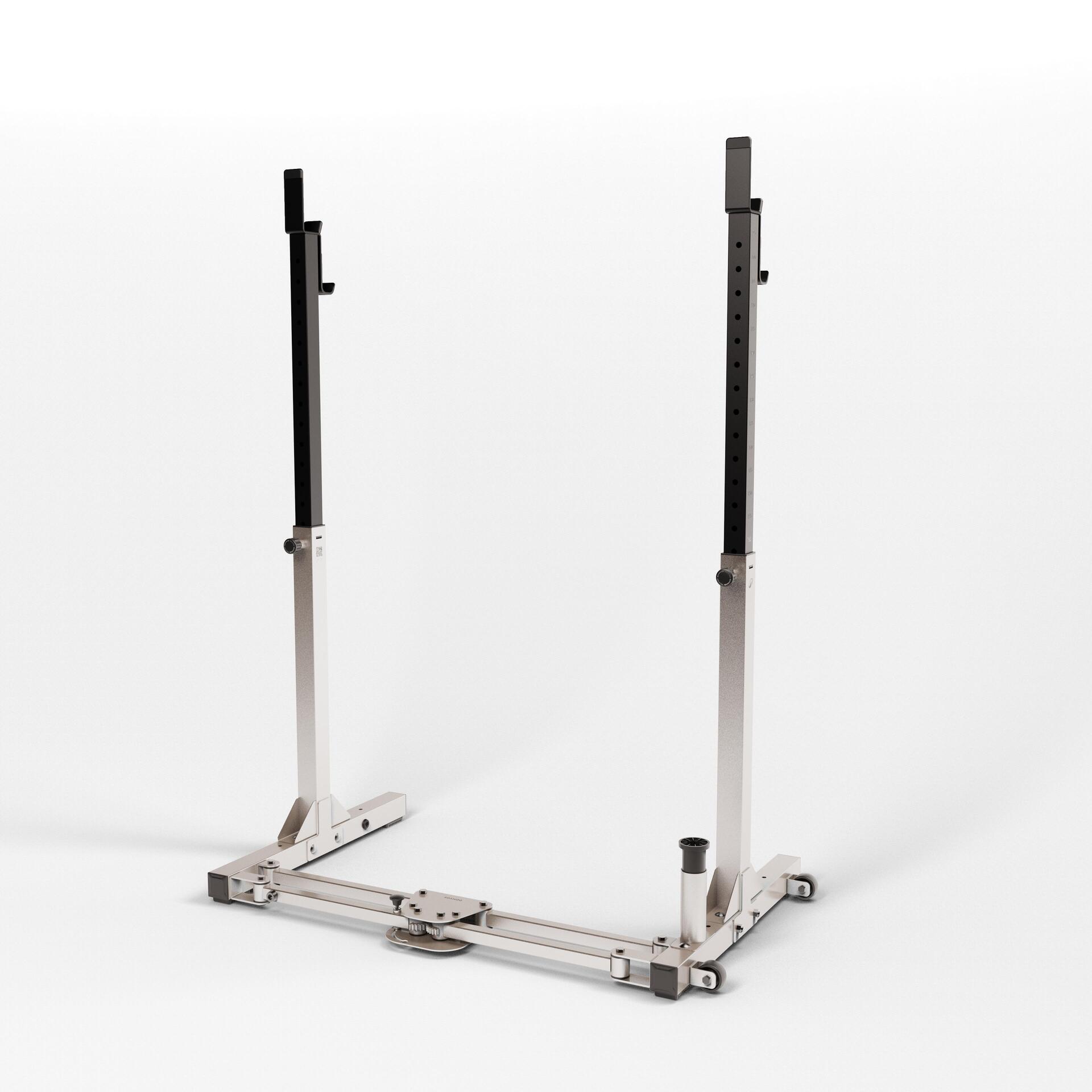 Ultra-Compact Weight Training Rack, 2-Second Fold-Down