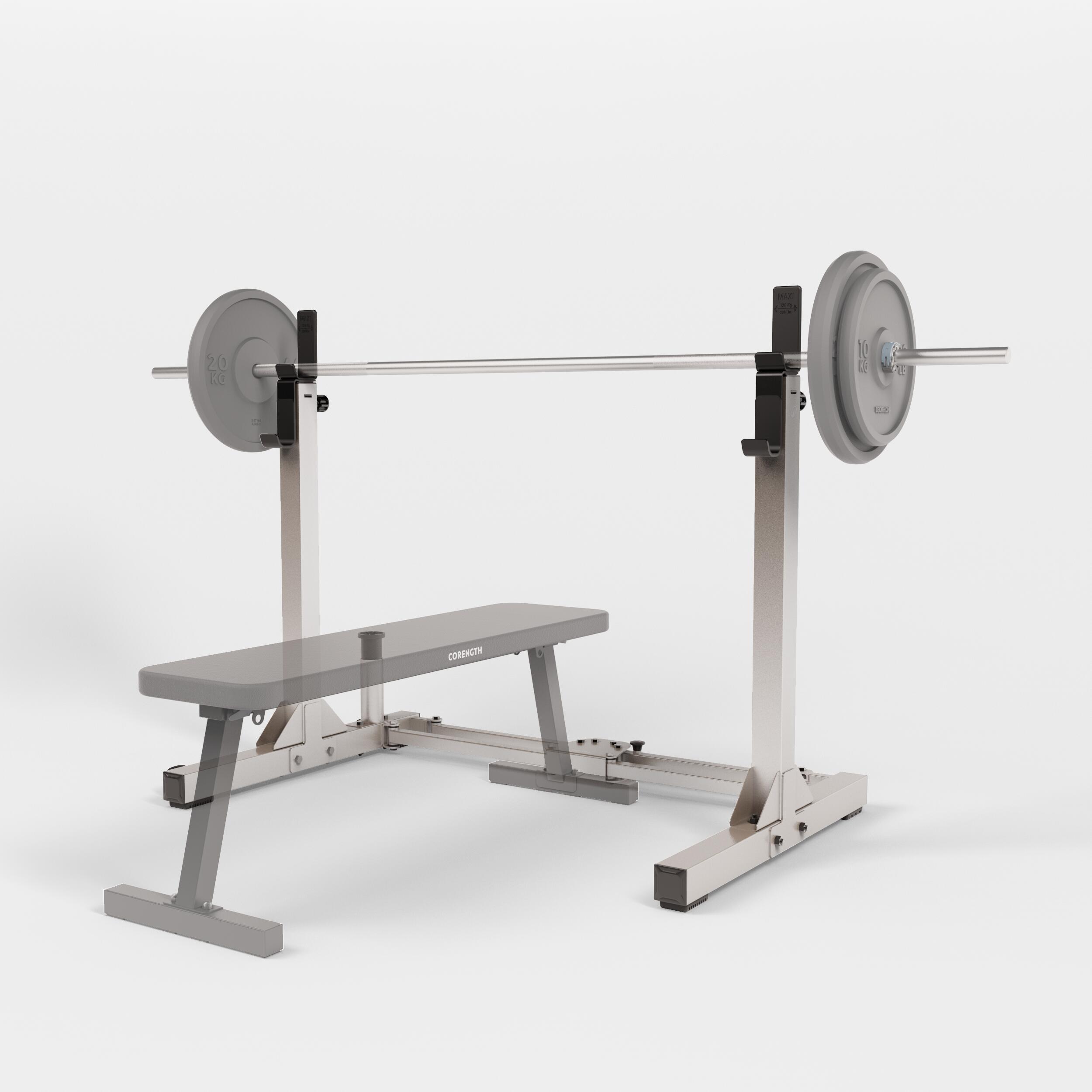 Ultra-Compact 2-Second Fold-Down Weight Training Rack 120 kg - Corength ...