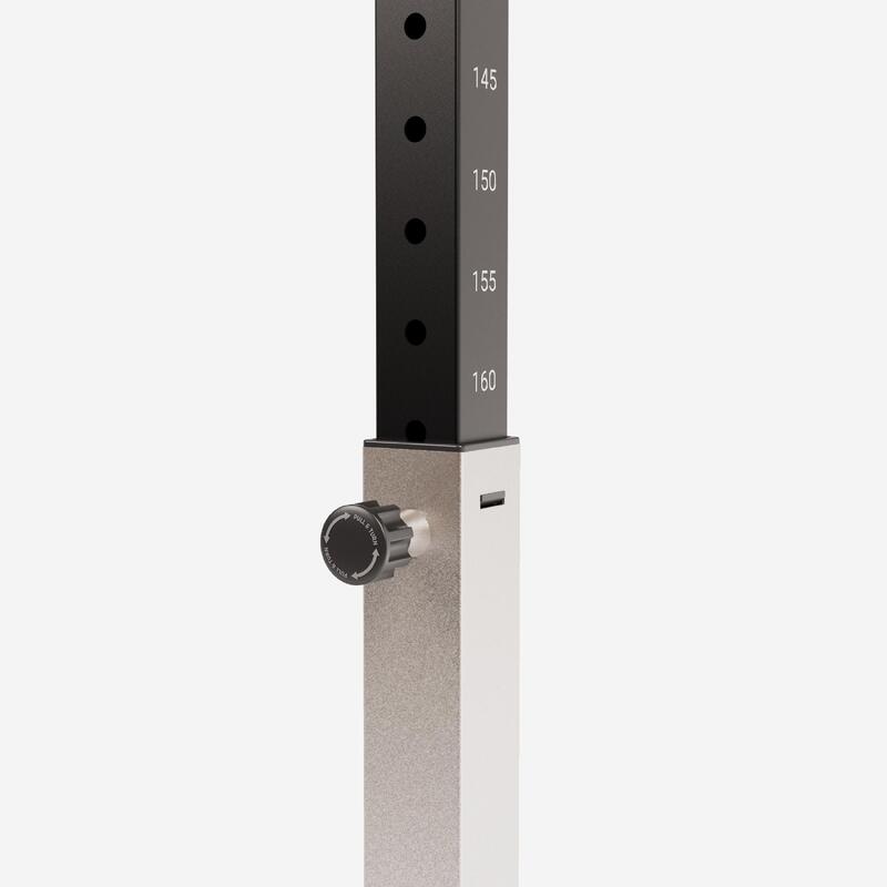 Ultra-Compact 2-Second Fold-Down Weight Training Rack 120 kg - Decathlon