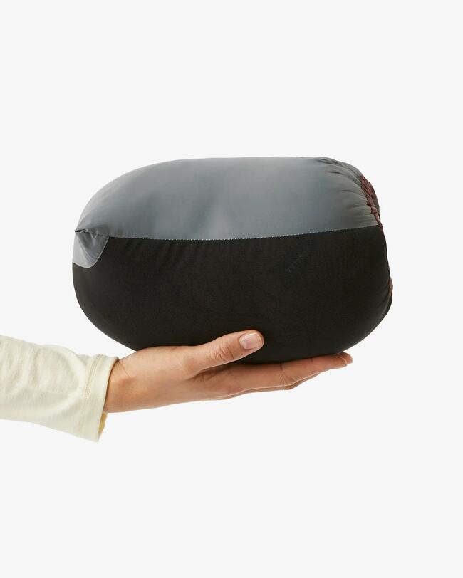 Women’s Warm Padded Jacket with Hood - MT900 -20°C - Maroon SIMOND ...